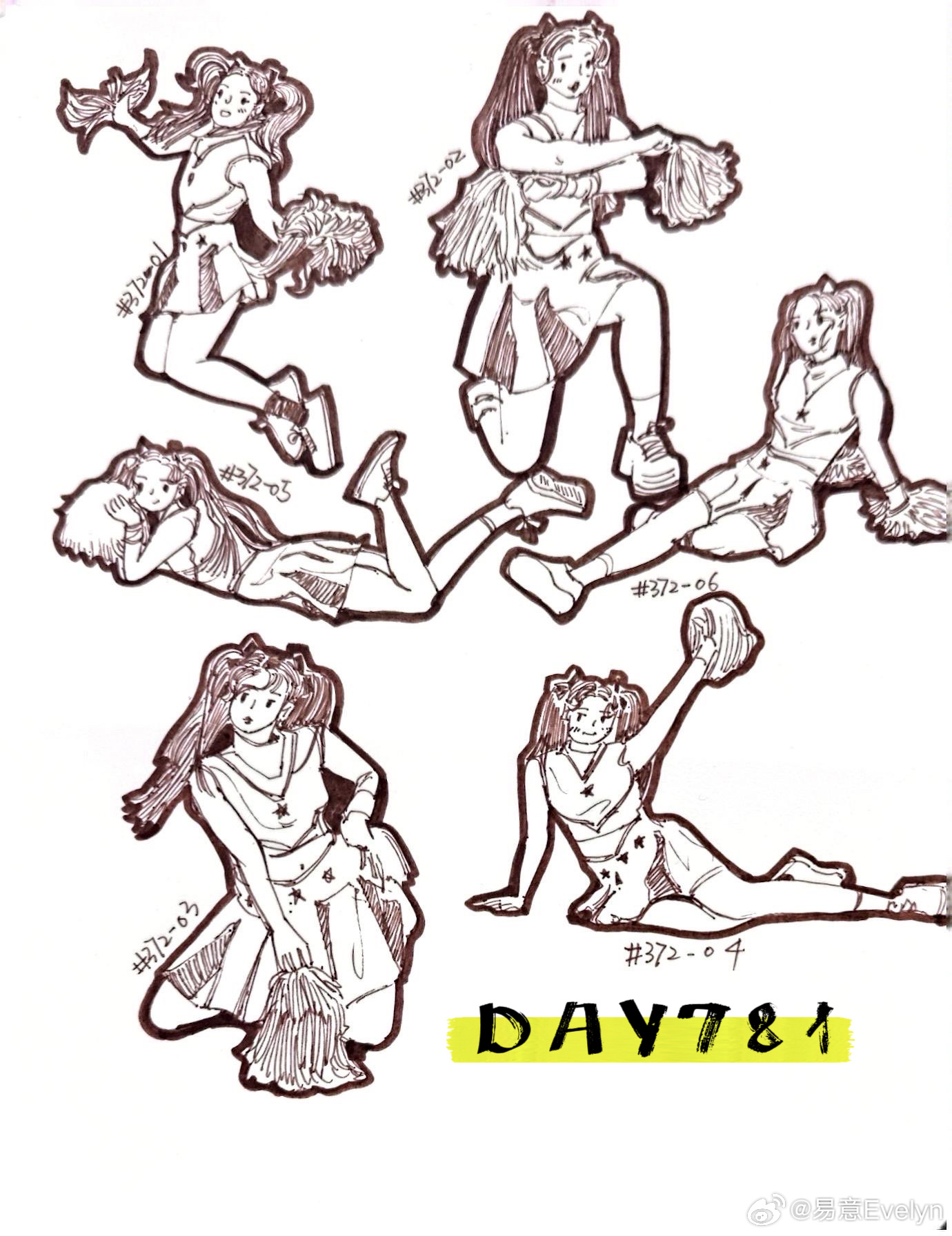 速写60天挑战第14次2024年11月至12月_易意Evelyn-站酷ZCOOL