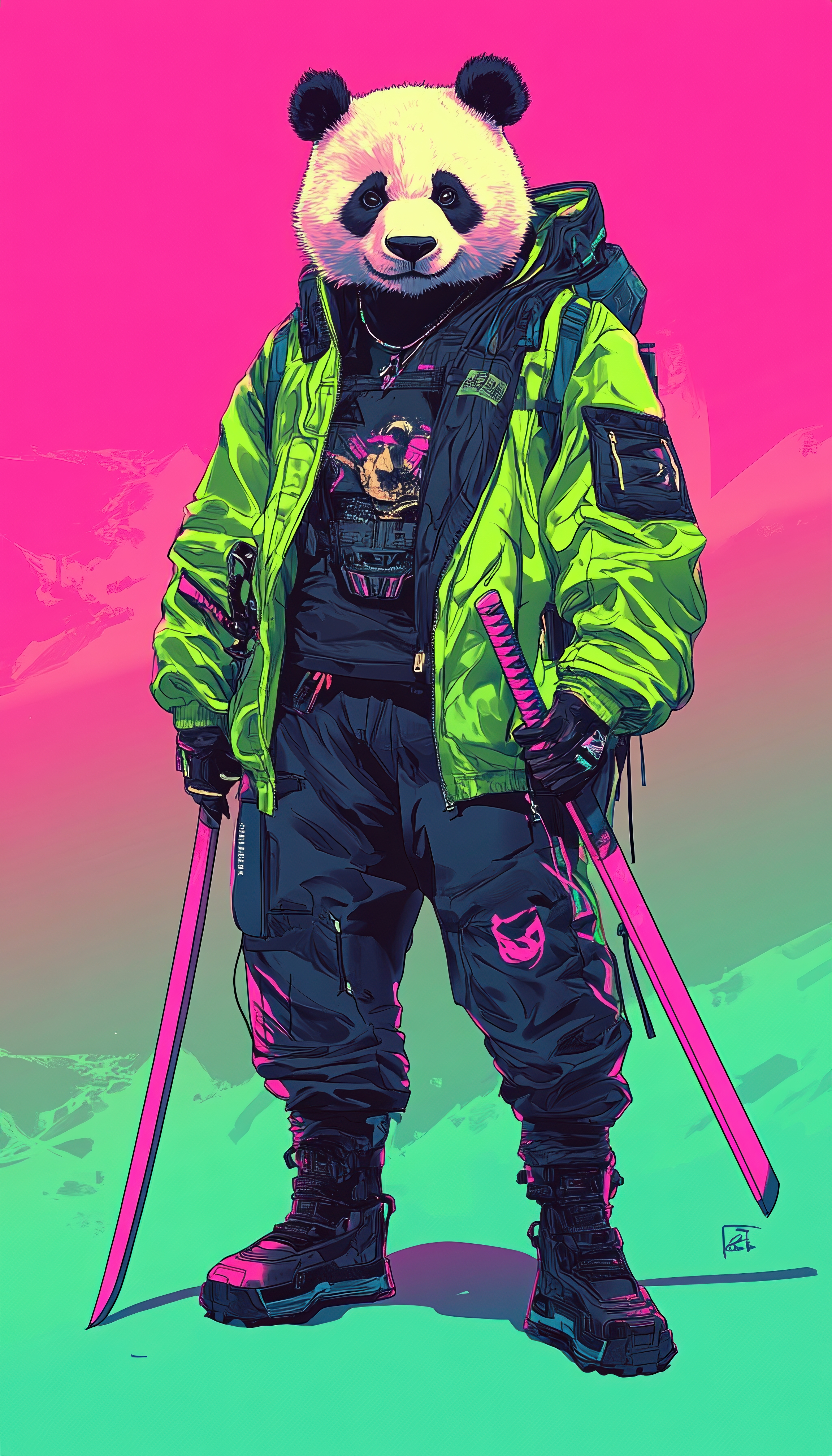 cyberpanda--未末aigc插画视频_黄未末-站酷ZCOOL