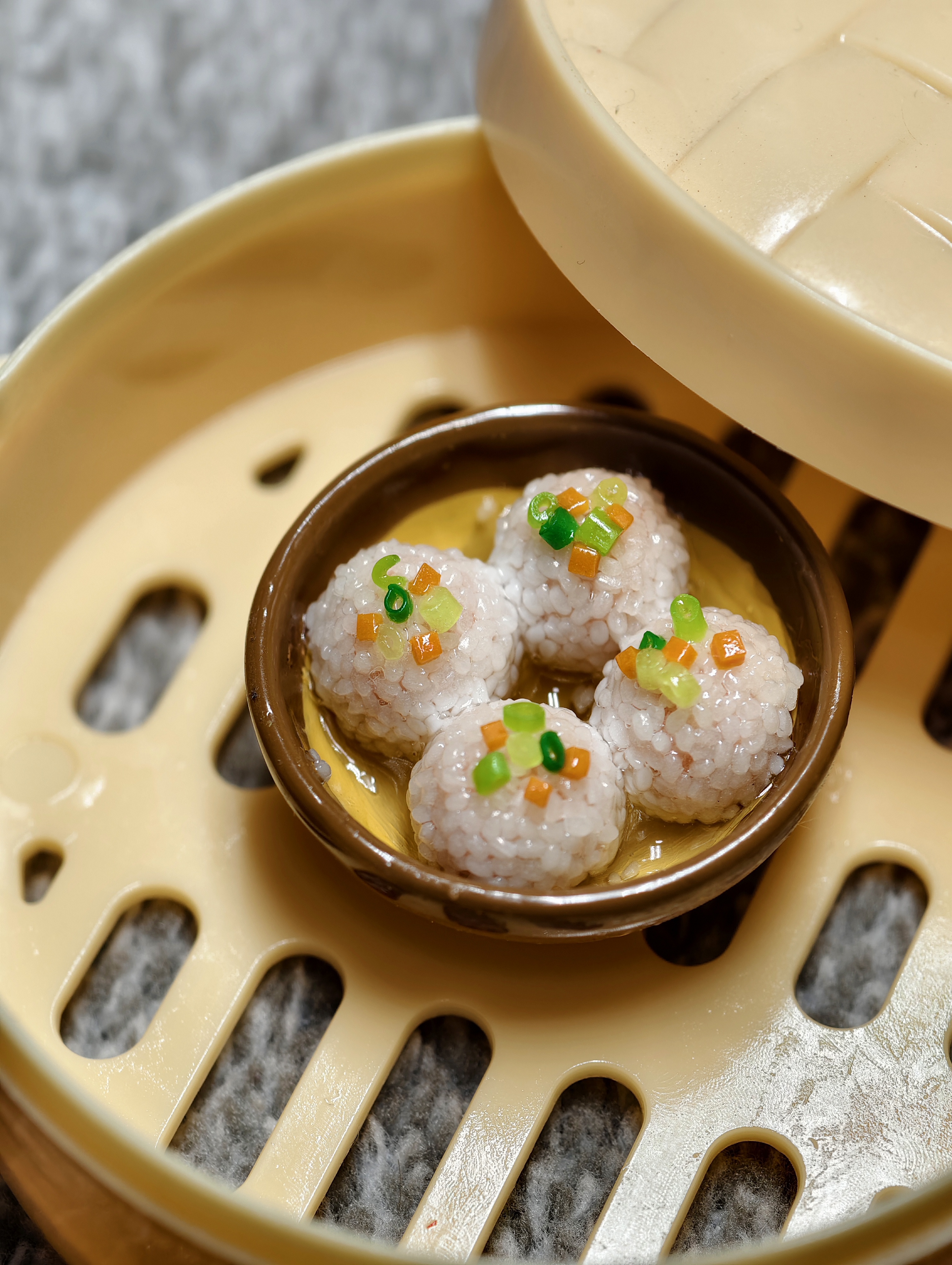 微缩川菜粘土食玩之珍珠丸子|附教程_糖锅Kui粘土食堂-站酷ZCOOL