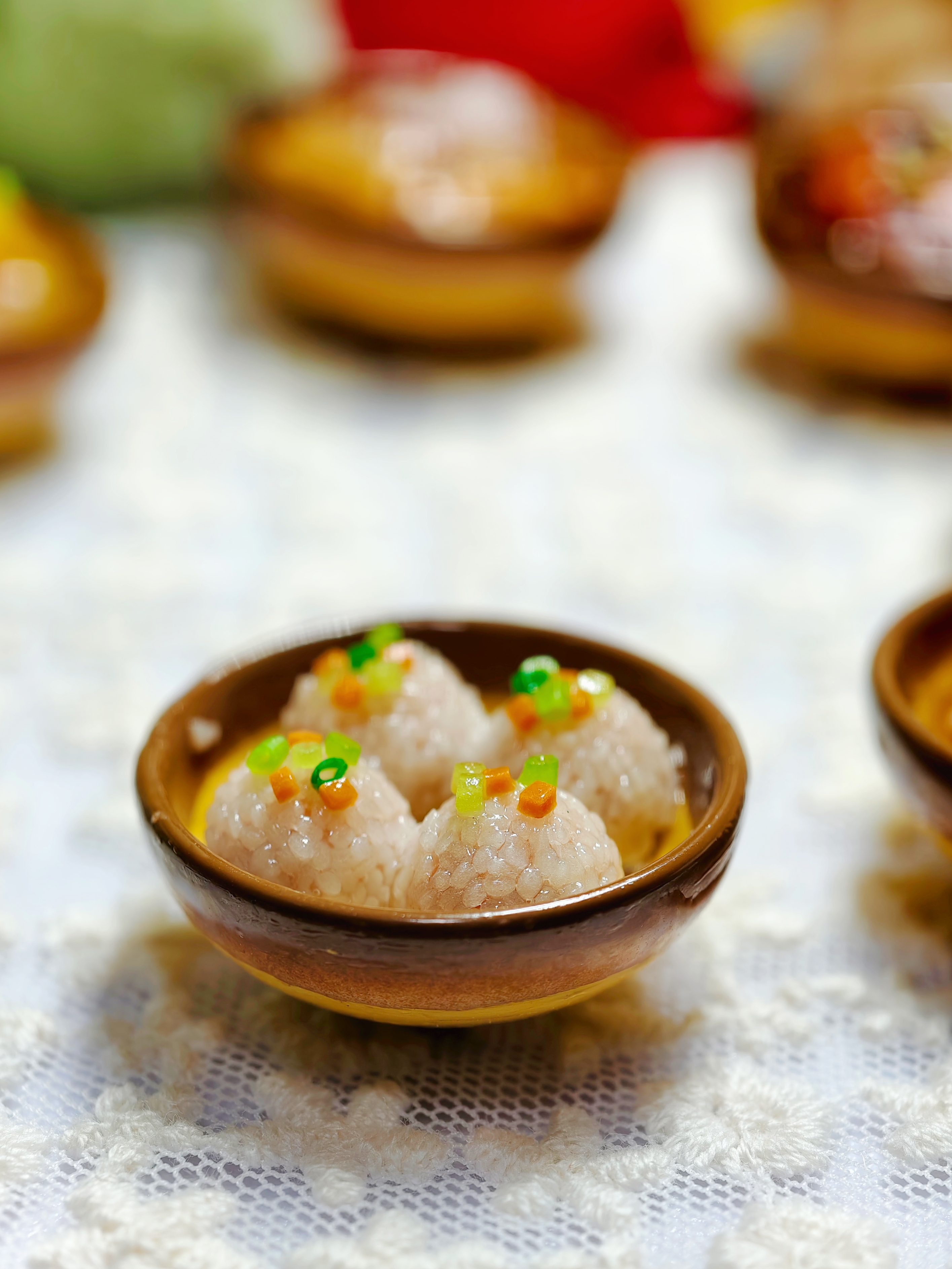 微缩川菜粘土食玩之珍珠丸子|附教程_糖锅Kui粘土食堂-站酷ZCOOL