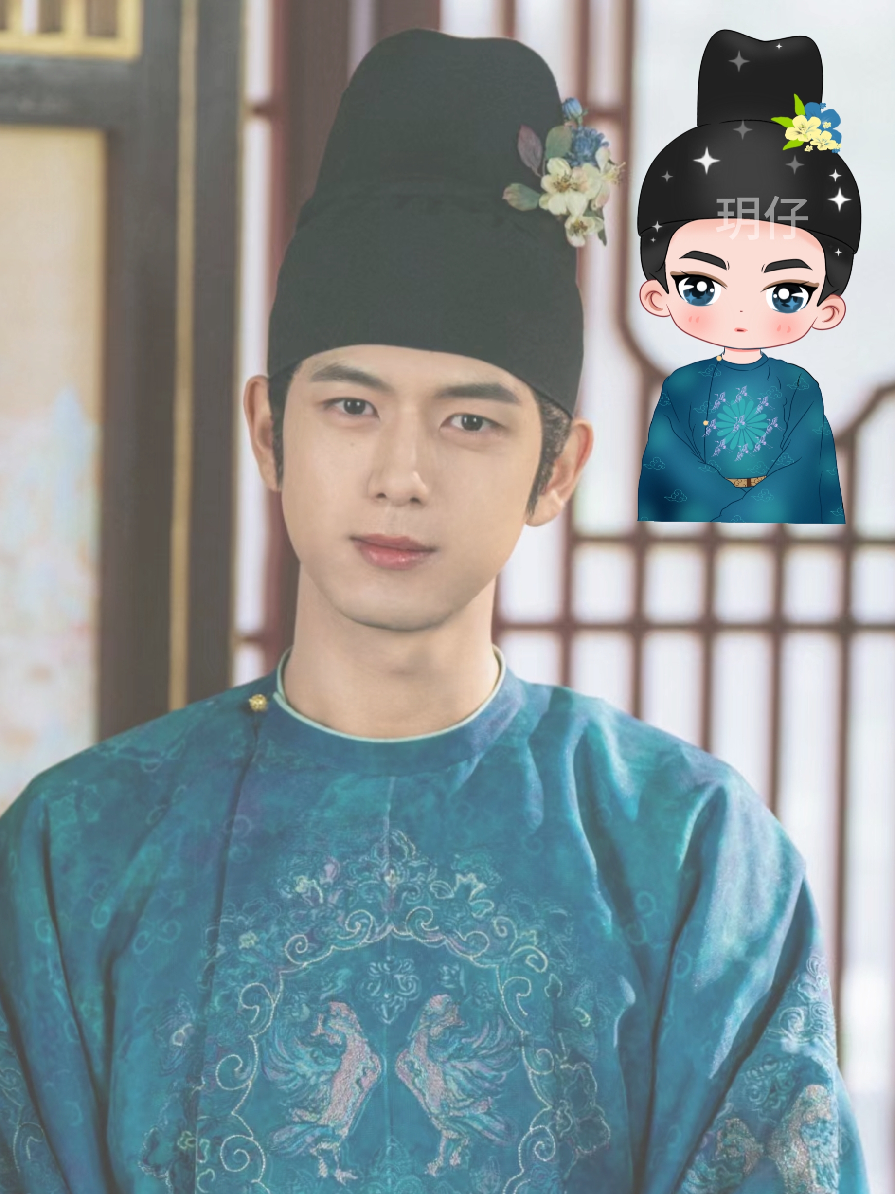 国色芳华Q版人物形象_画画的玥仔-站酷ZCOOL