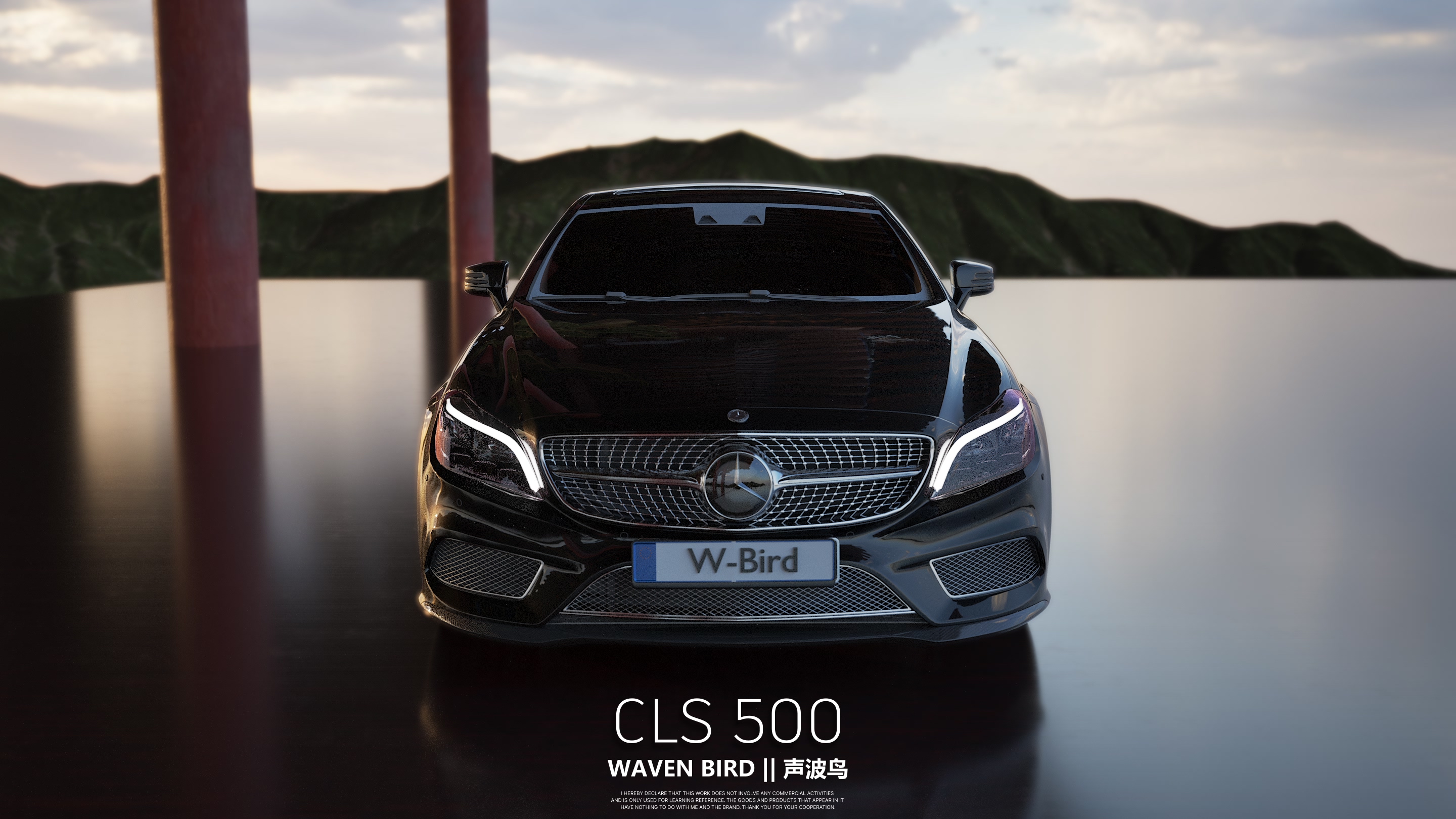"禅意“ CLS-500 渲染练习_声波鸟-站酷ZCOOL