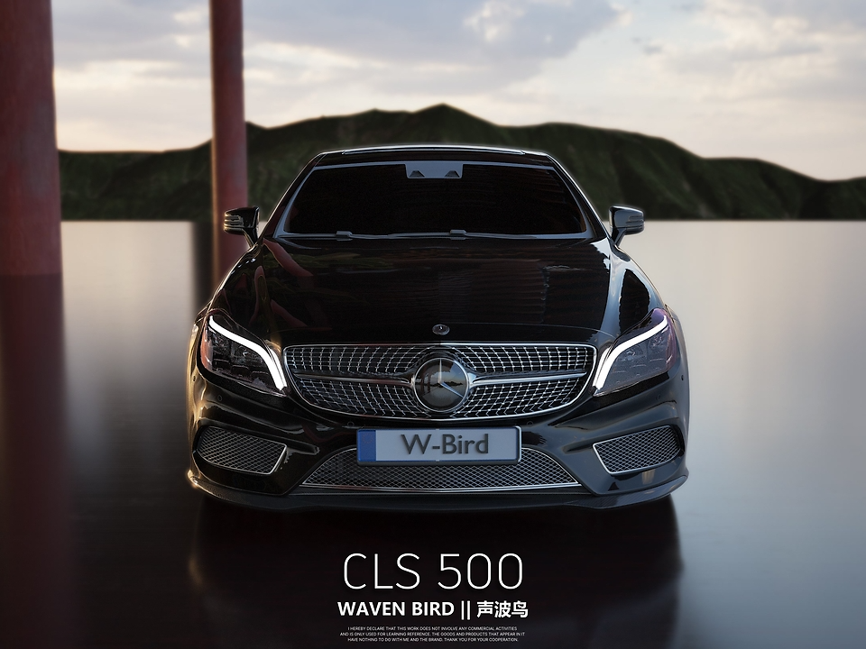 "禅意“ CLS-500 渲染练习_声波鸟-站酷ZCOOL