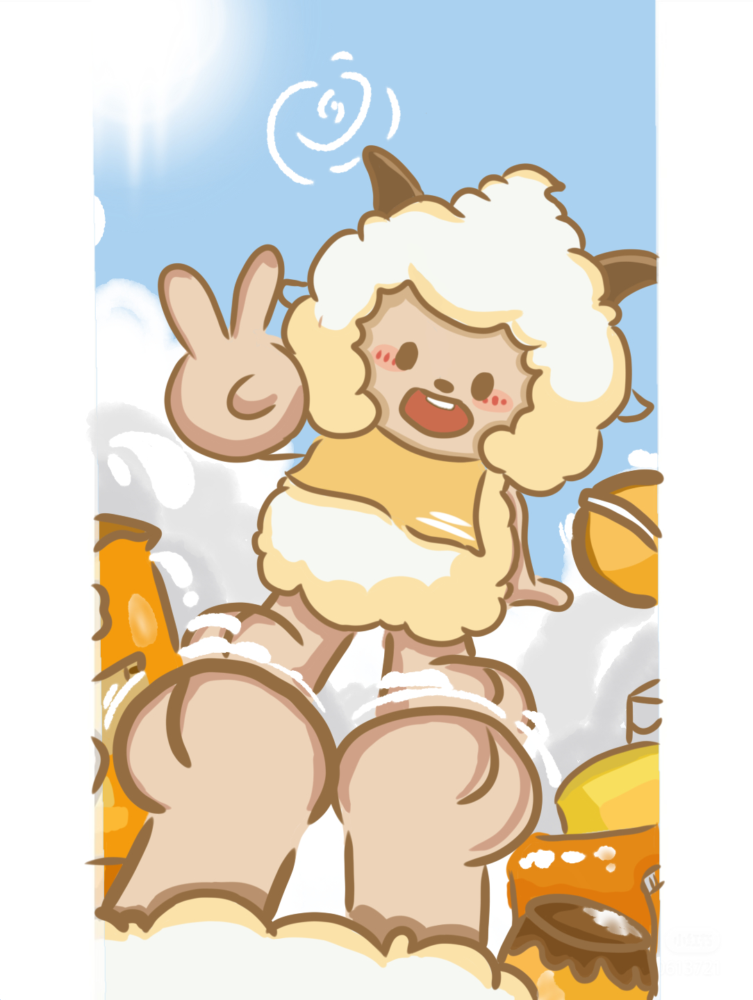 新鲜出炉的壁纸_DwailL-站酷ZCOOL