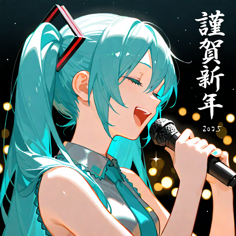 【sd】Miku 新年快乐_crime_prime-站酷ZCOOL