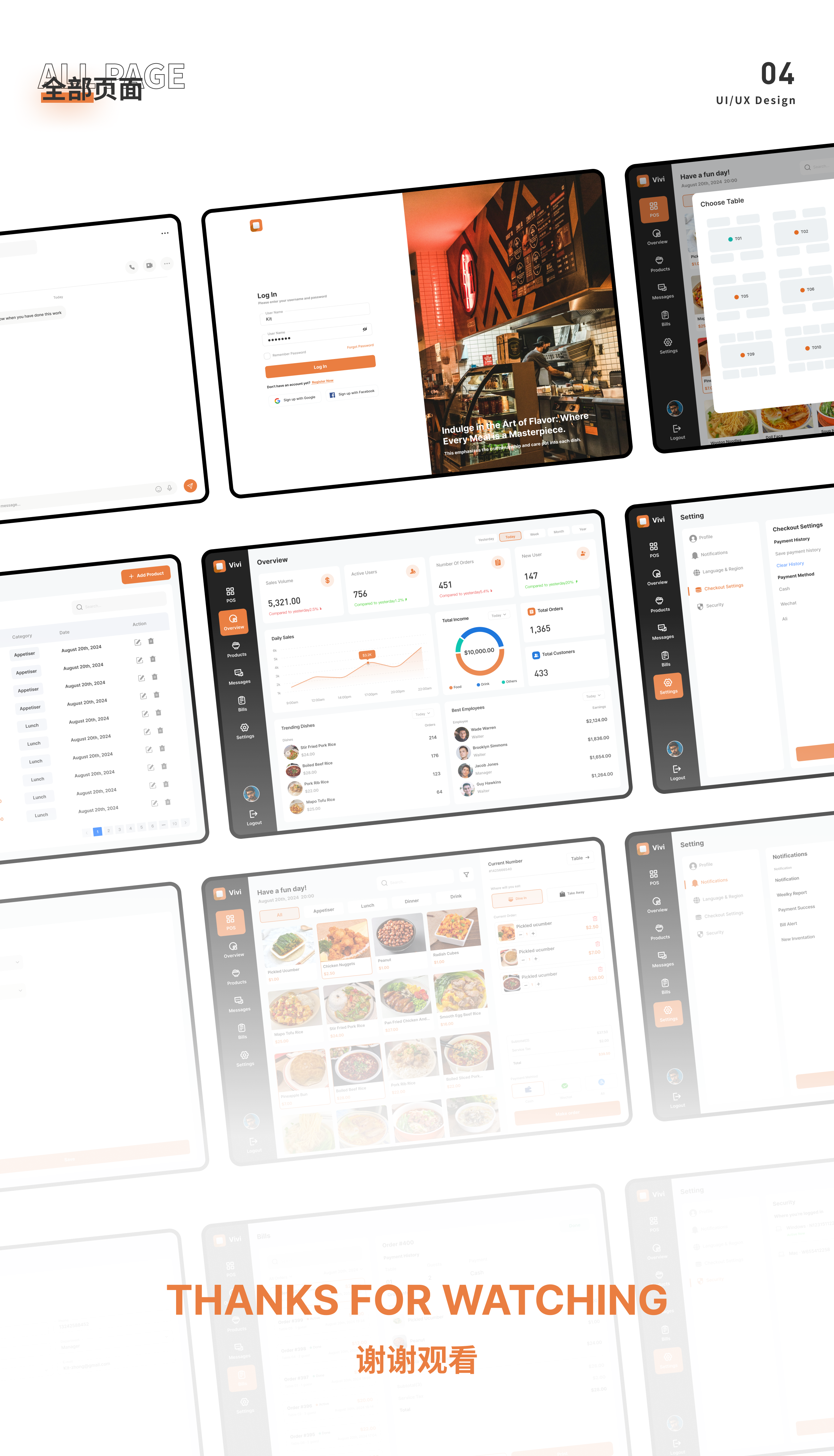 Vivi门店收银POS | UI Design | 作品集_Hisoka_-站酷ZCOOL