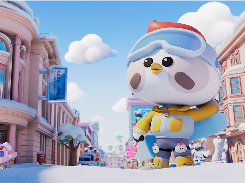 飞鹤官方IP亚冬会3D动画宣传片_KAZE_ANIMATION-站酷ZCOOL