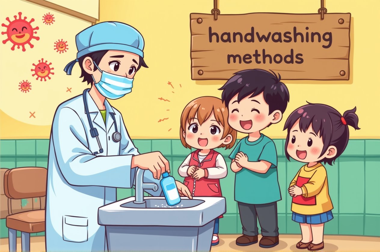 假期温馨提示：预防流感，勤洗手哦_程意美美-站酷ZCOOL