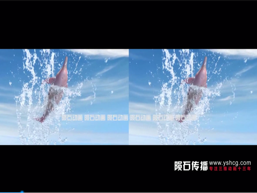 鲸鱼裸眼3D动画_陨石三维动画阿容-站酷ZCOOL