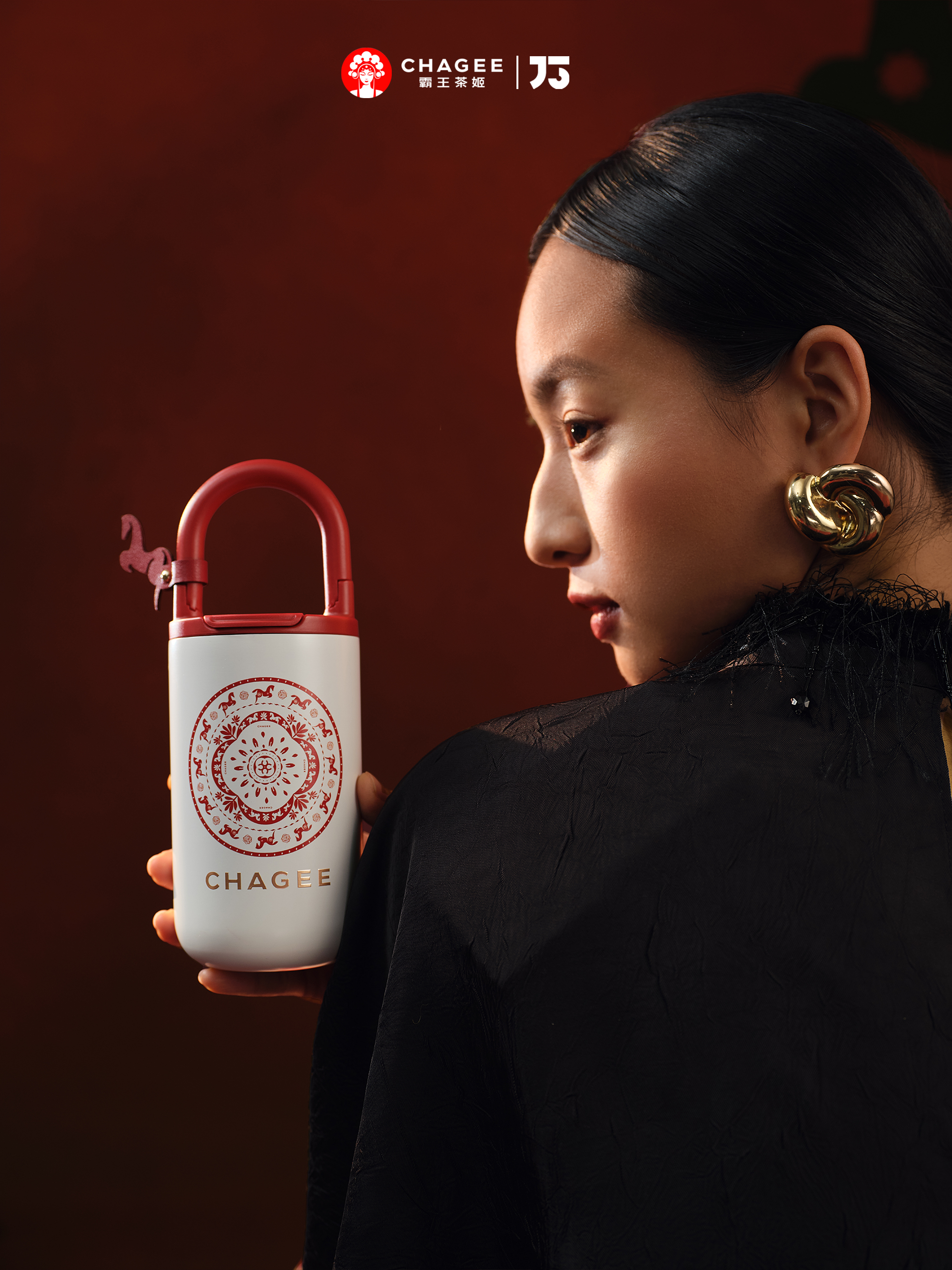 人像拍摄 / 霸王茶姬非遗剪纸系列联名_J3studio-站酷ZCOOL