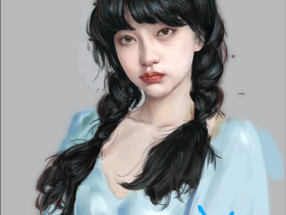 厚涂，22年练习（也是第一张）_Yan无忧-站酷ZCOOL