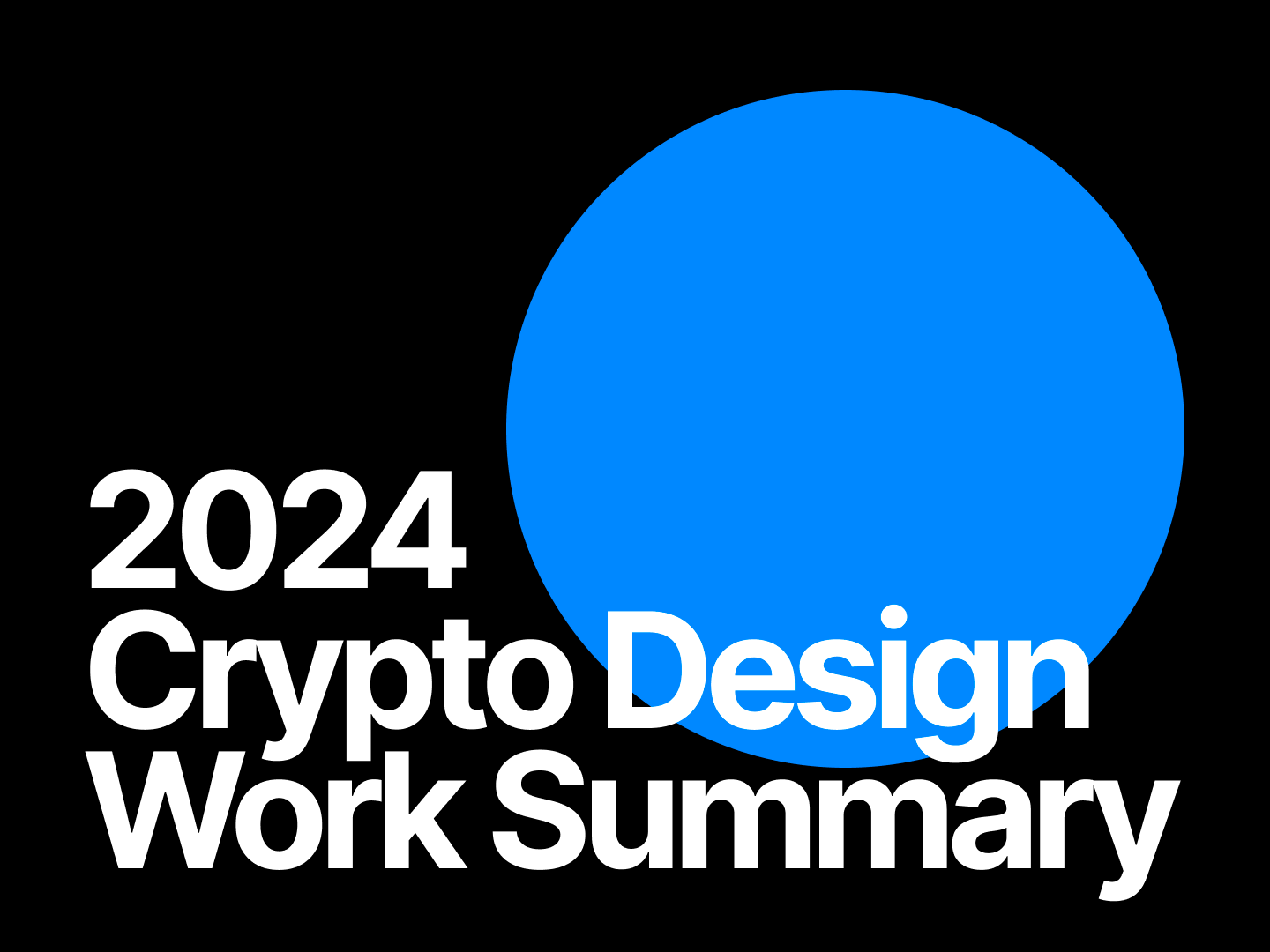 2024 Crypto Design Work Summary_UncleDre-站酷ZCOOL