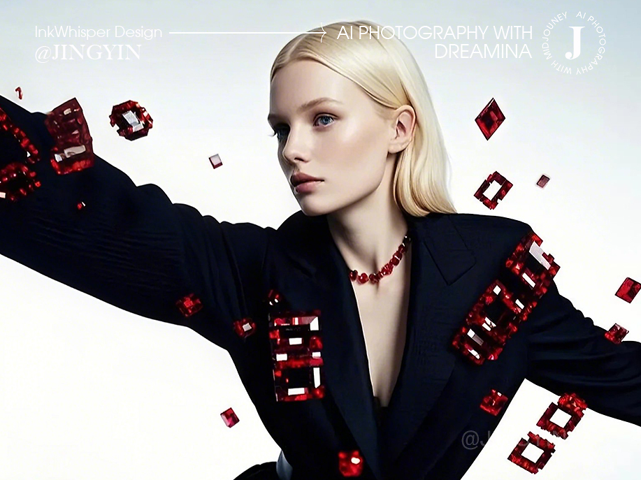 AIGC 时尚模特图 红宝石元素_AIGC是静音啊-站酷ZCOOL
