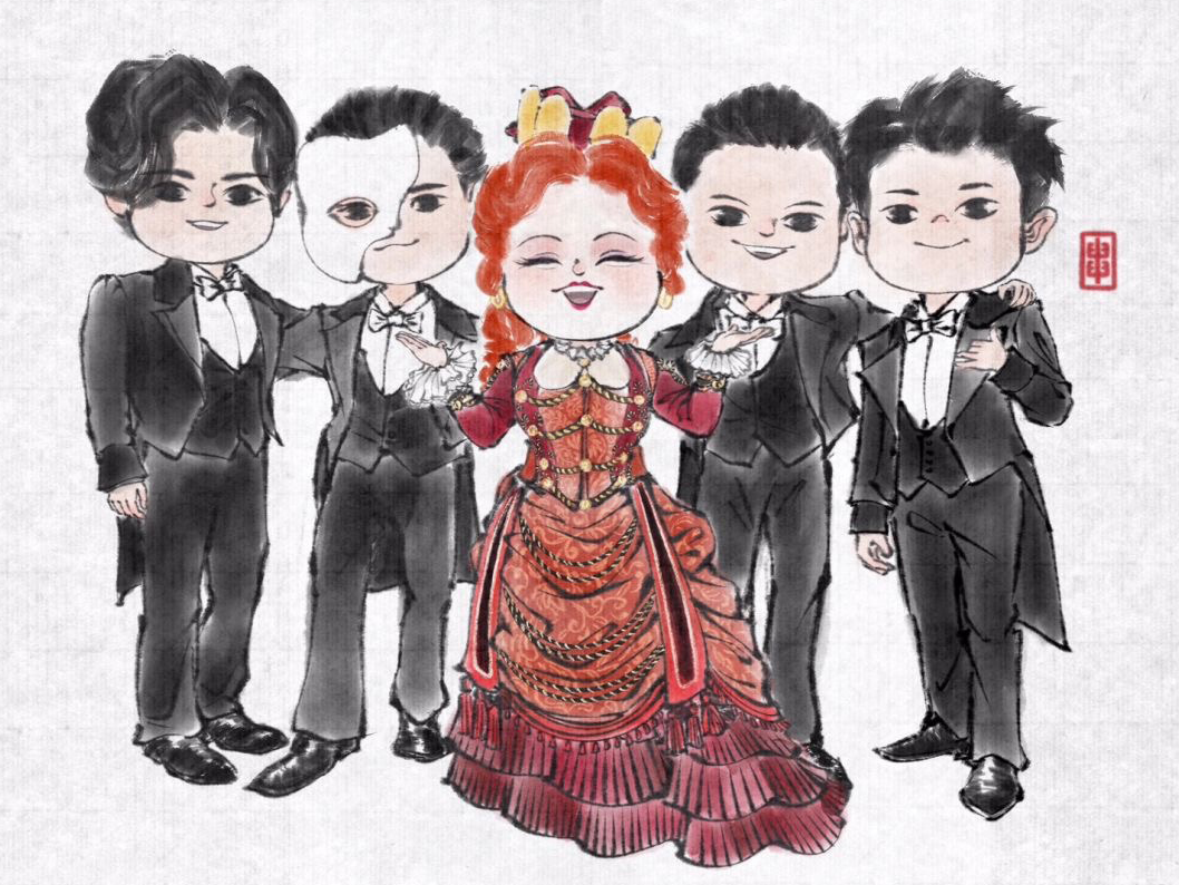 人物绘画-剧院魅影中文版_刀刀力-站酷ZCOOL