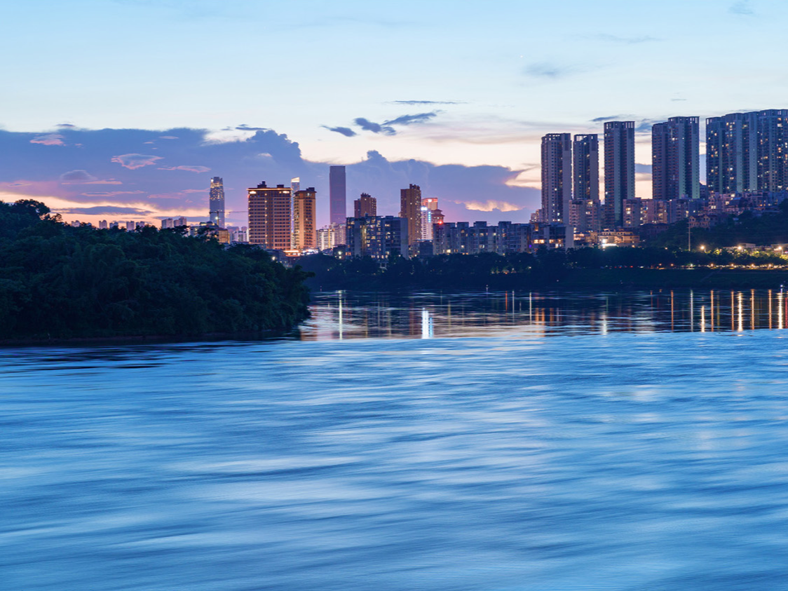 南宁邕江｜黄昏余晖拂水_观于我的视界-站酷ZCOOL