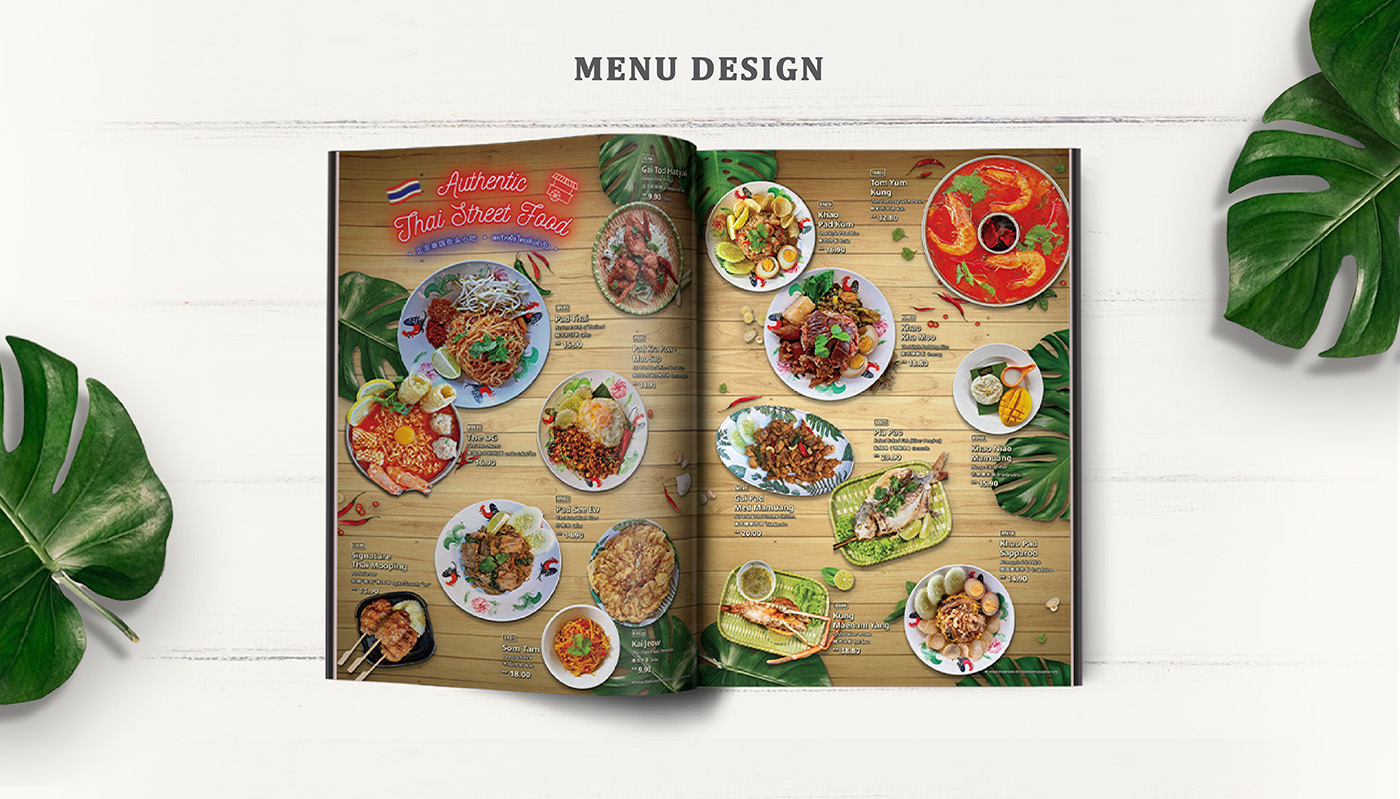 Mookrathai | 泰式餐厅菜单设计_MellorySze-站酷ZCOOL
