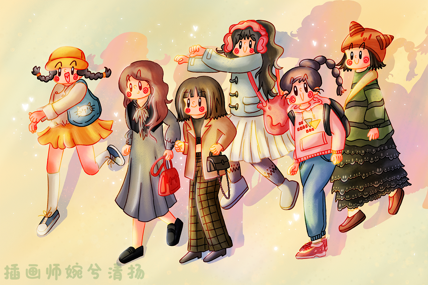 三八妇女节girls_婉兮清扬wxqy-站酷ZCOOL