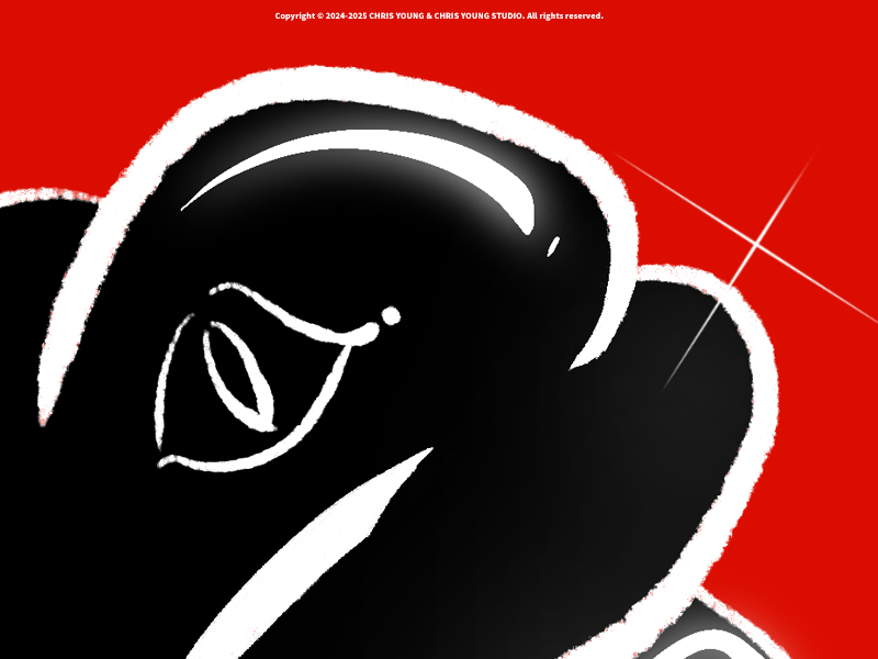 CHRIS YOUNG STUDIO 2025 SNAKE | 火熏之色，灵蛇绕年_杨镇泽CHRISYOUNG-站酷ZCOOL