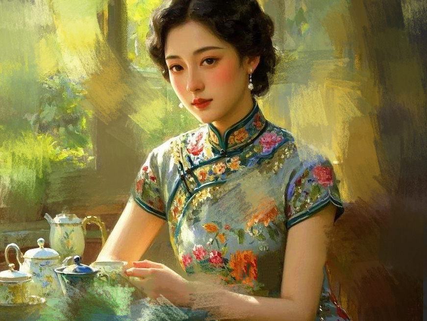 AI生成图+后期特效：海上花_刘勇良意创书设-站酷ZCOOL