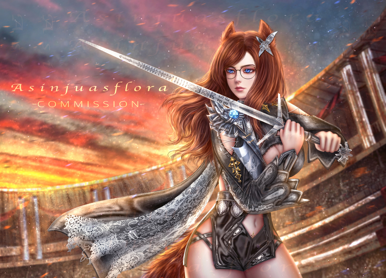 Skyrim OC 稿件展示 欧美风厚涂原创_Asinjuasfloraart-站酷ZCOOL