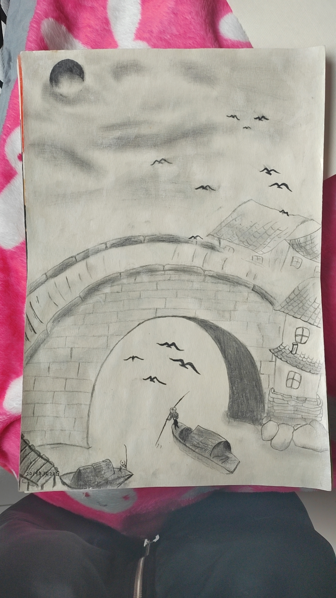 高中的铅笔画_噜噜Han-站酷ZCOOL