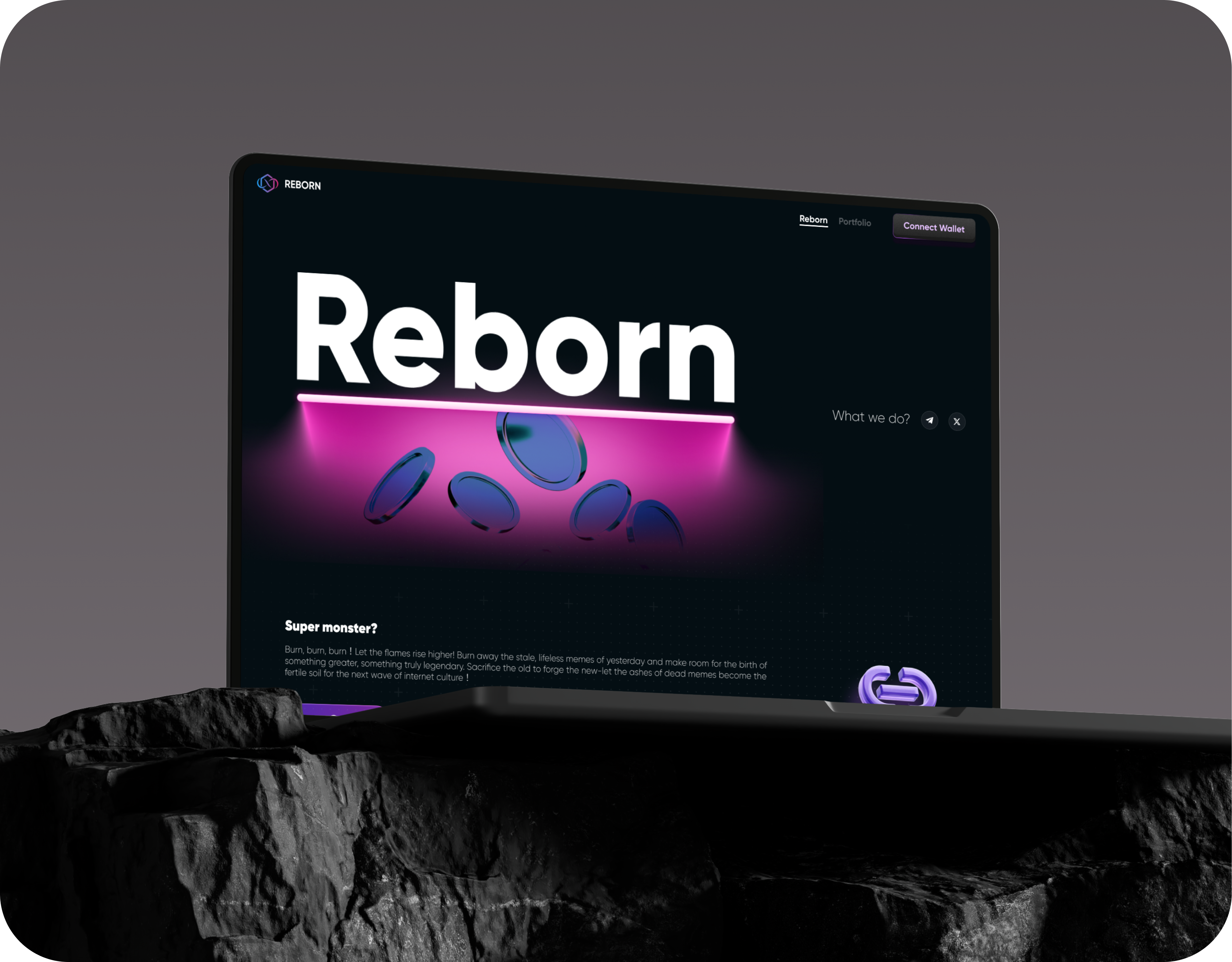 WEB3 落地页设计_TeeRhee-站酷ZCOOL