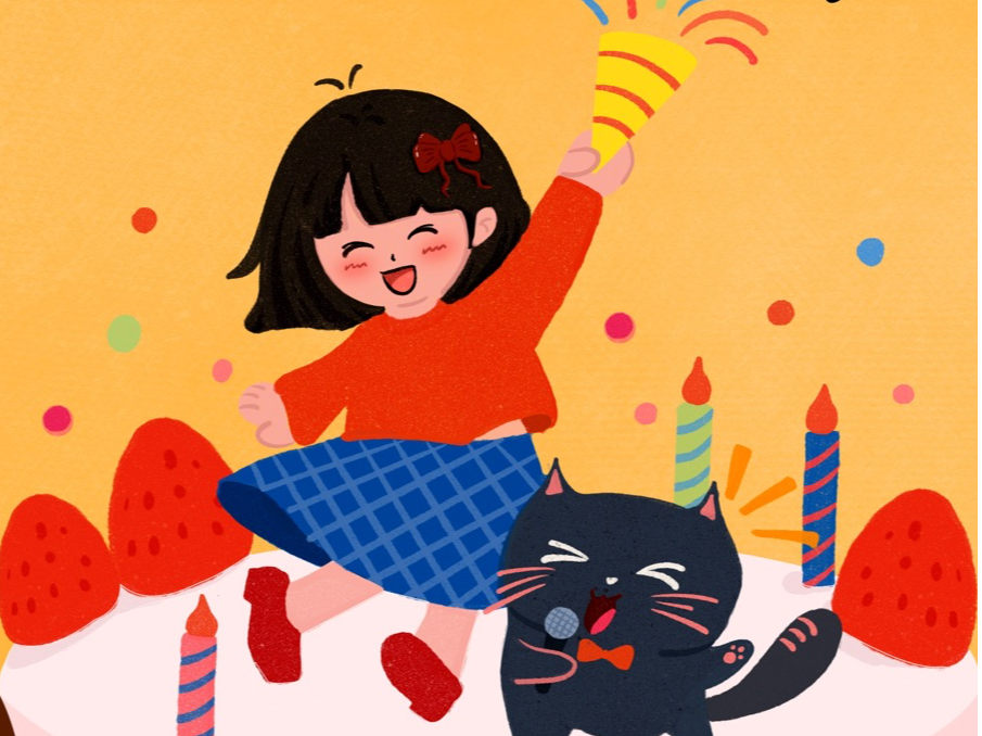 虽然新年假期要结束了，大家也要保持开心呀！！_皮屁pipi-站酷ZCOOL