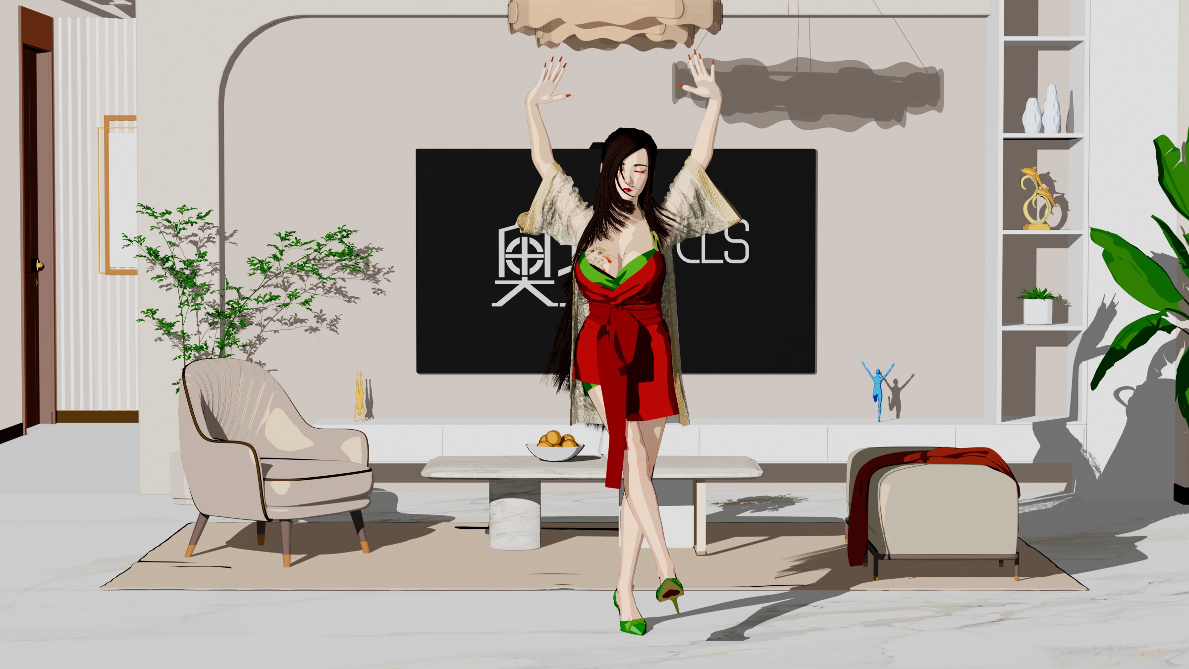 Dance恭喜发财~~_奥拓ABKLS-站酷ZCOOL