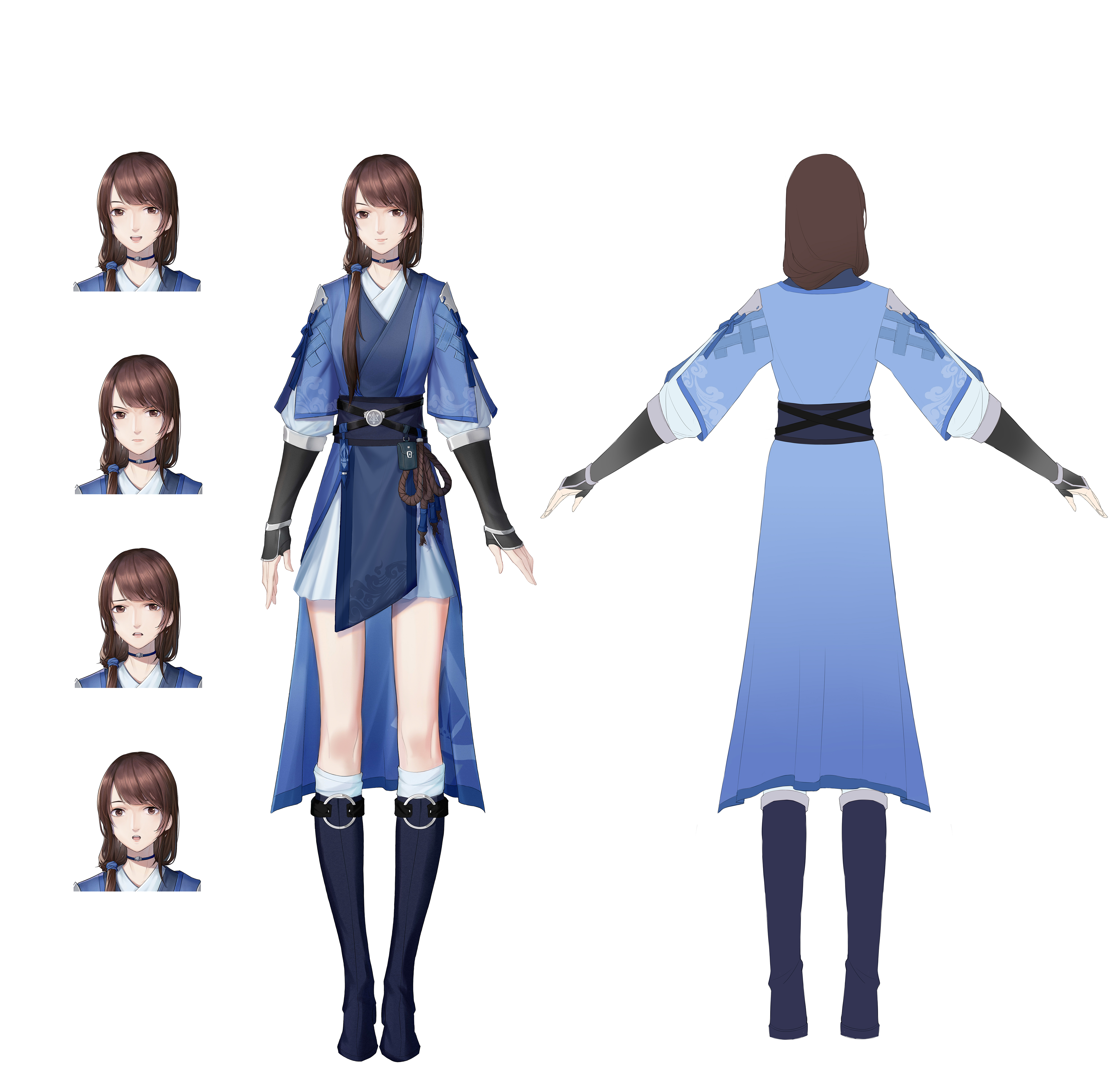 花间绘君颜丨角色三镖女_画神ACG-站酷ZCOOL