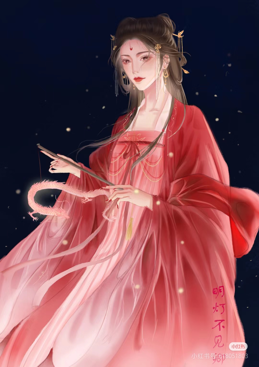 古风插画_明灯灯灯灯-站酷ZCOOL