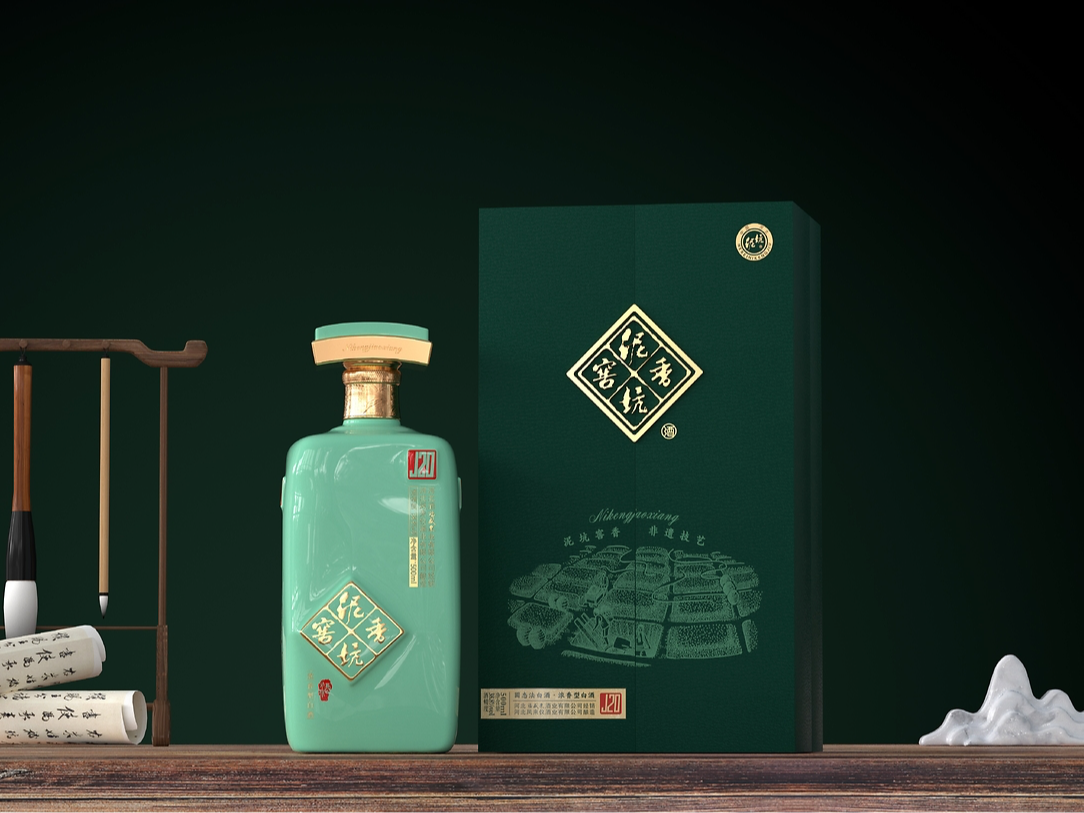 河北泥坑酒业【窖香J20】白酒包装设计白酒产品_产品包装设计金赞-站酷ZCOOL