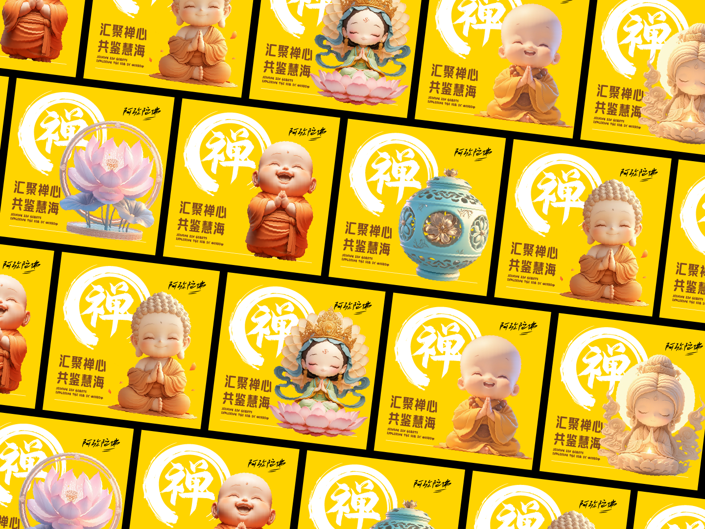 佛教文化文创设计概念稿_Marcus马克斯-站酷ZCOOL