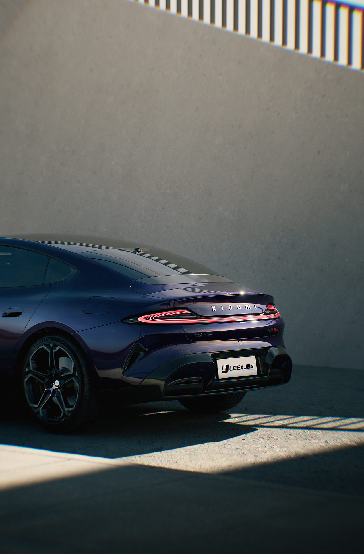 【汽车渲染】小米SU7随便改色版，Tank500，烈马，F150_LeexJun-站酷ZCOOL