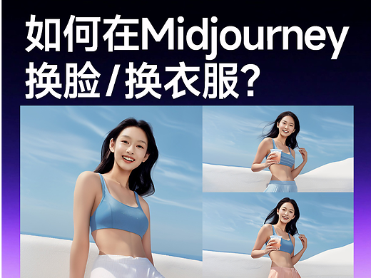 AIGC教程 | 如何在Midjourne中换脸/换衣服？_AIGC是静音啊-站酷ZCOOL