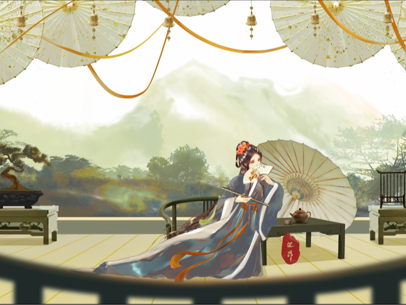 《长笛倚楼风》_zhiang之昂-站酷ZCOOL