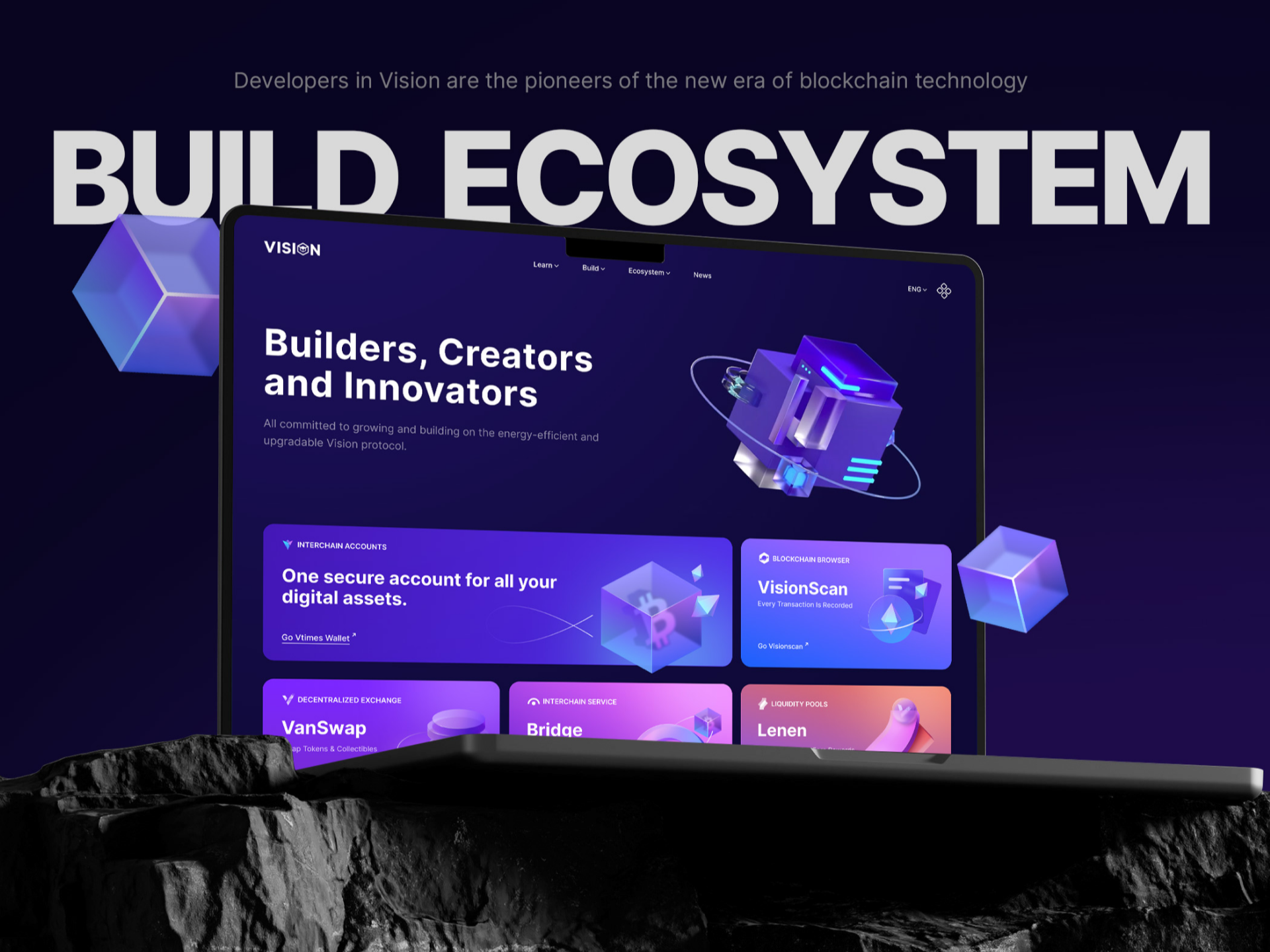 VISION CHAIN 全球官网设计_Willen_Wang-站酷ZCOOL