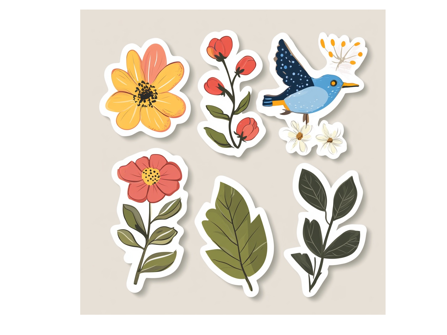 春分贴纸素材_飞飞_FvFv-站酷ZCOOL