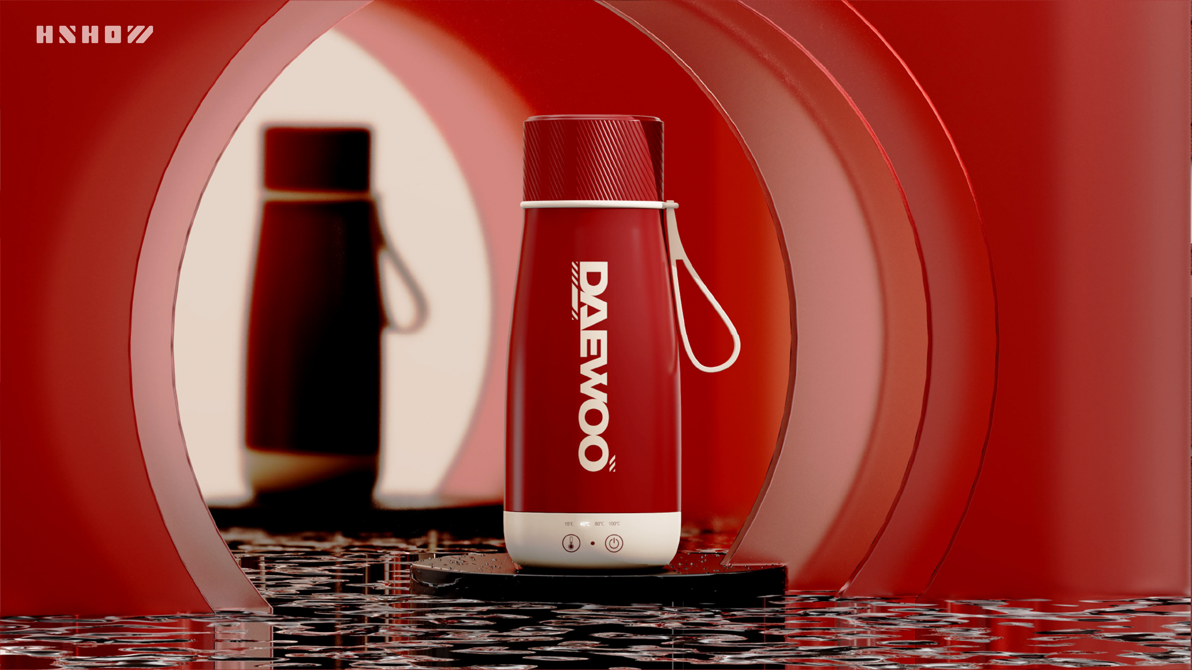 DAEWOO X HANSHOW | 大宇电热水杯，理想生活新底色~_汉秀创意设计-站酷ZCOOL