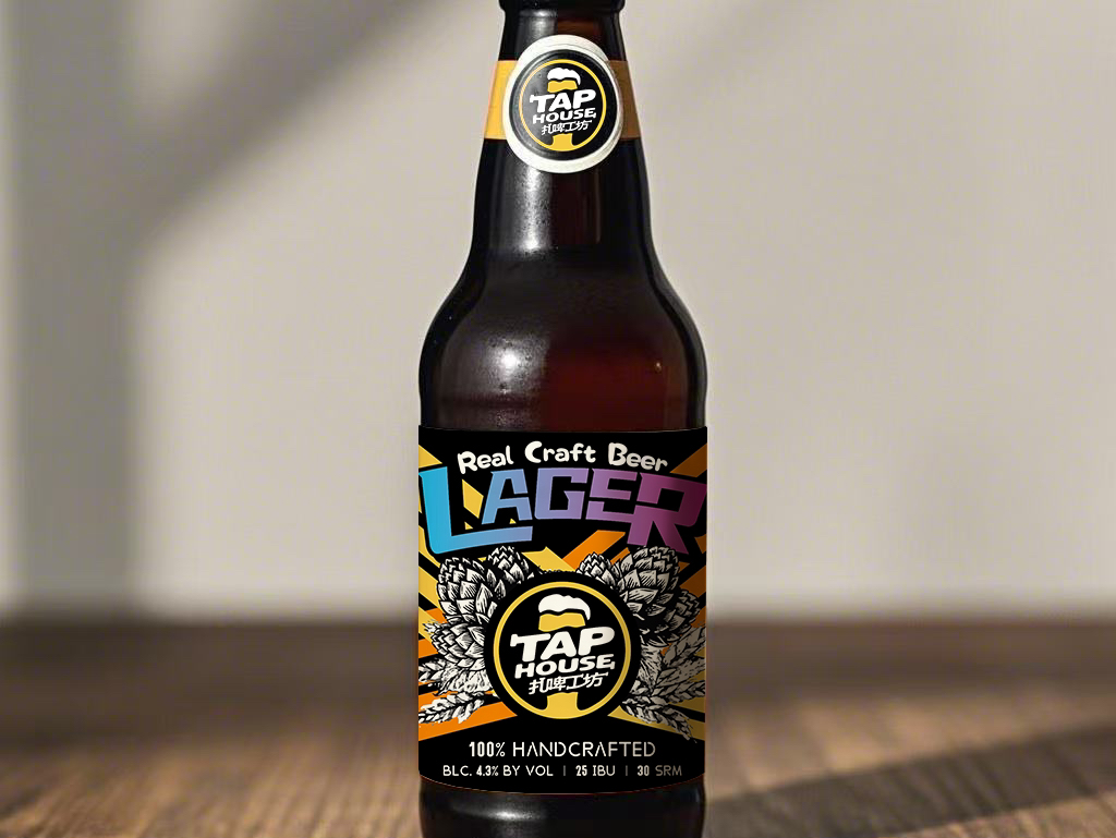 Tap House精酿啤酒瓶贴设计初稿_far_1221-站酷ZCOOL