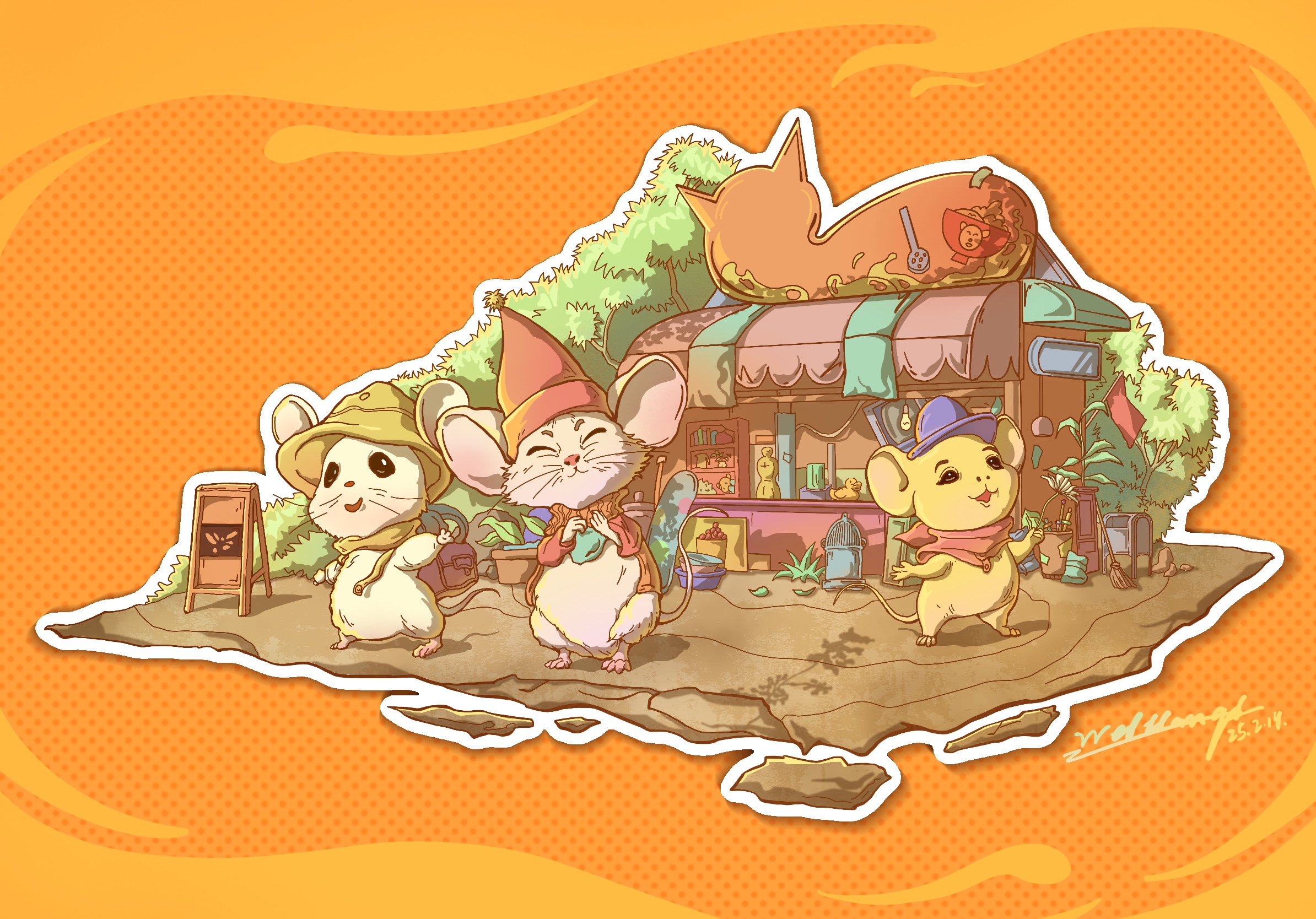 阳光明媚精神好_遥感TIM-站酷ZCOOL