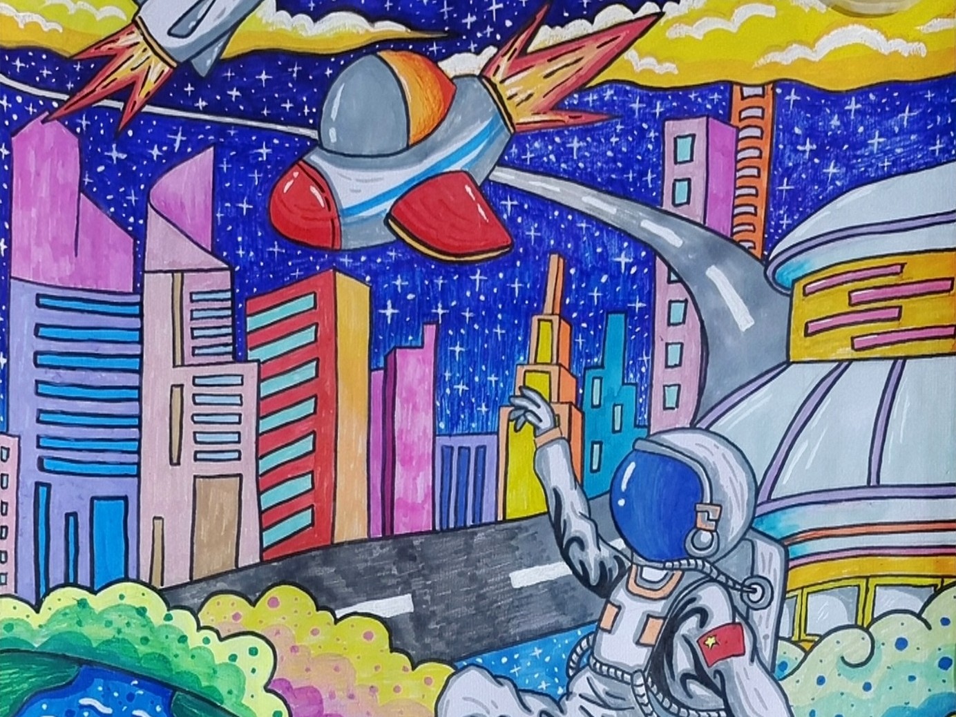 展望未来星城_晨霞rays-站酷ZCOOL