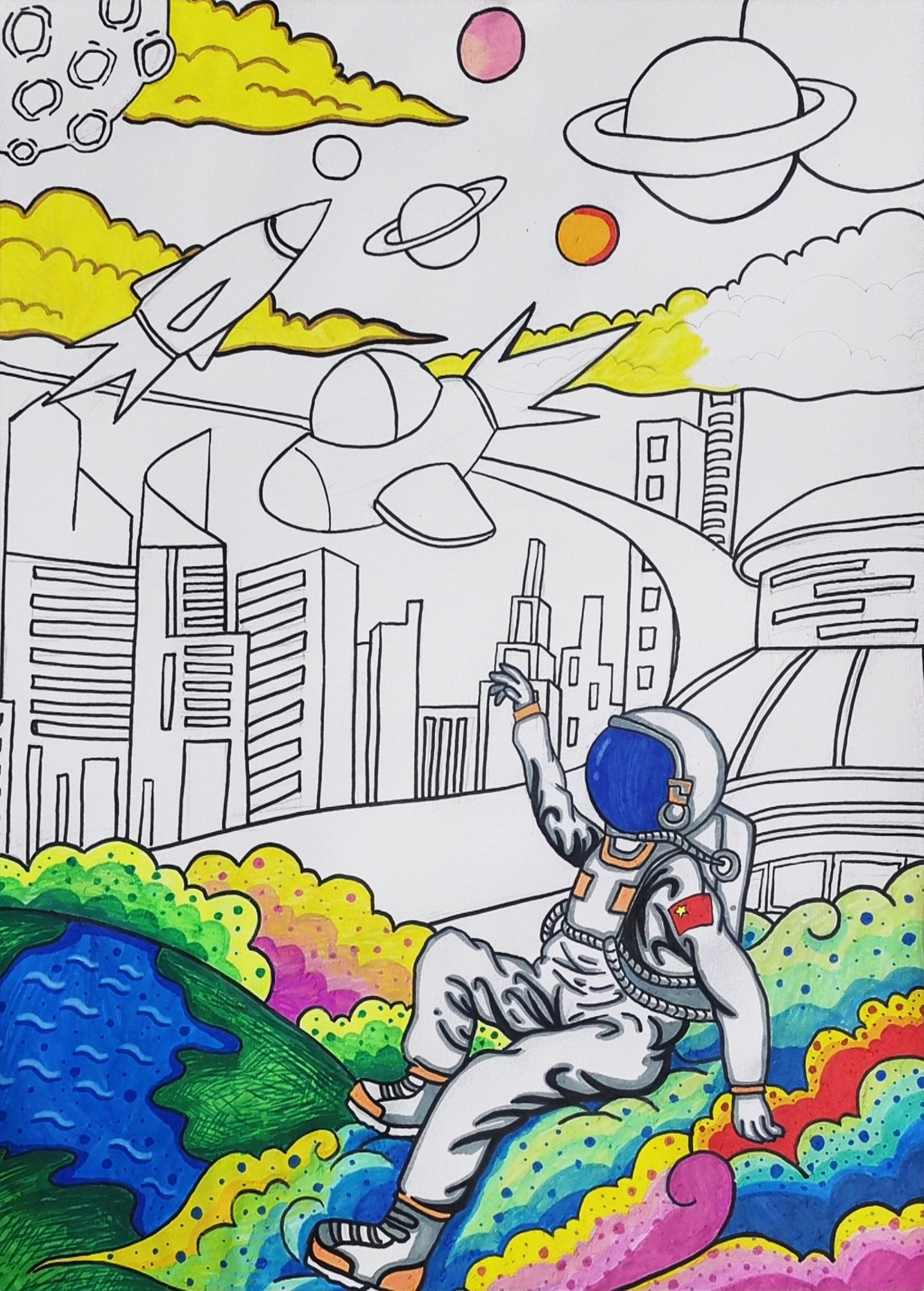 展望未来星城_晨霞rays-站酷ZCOOL