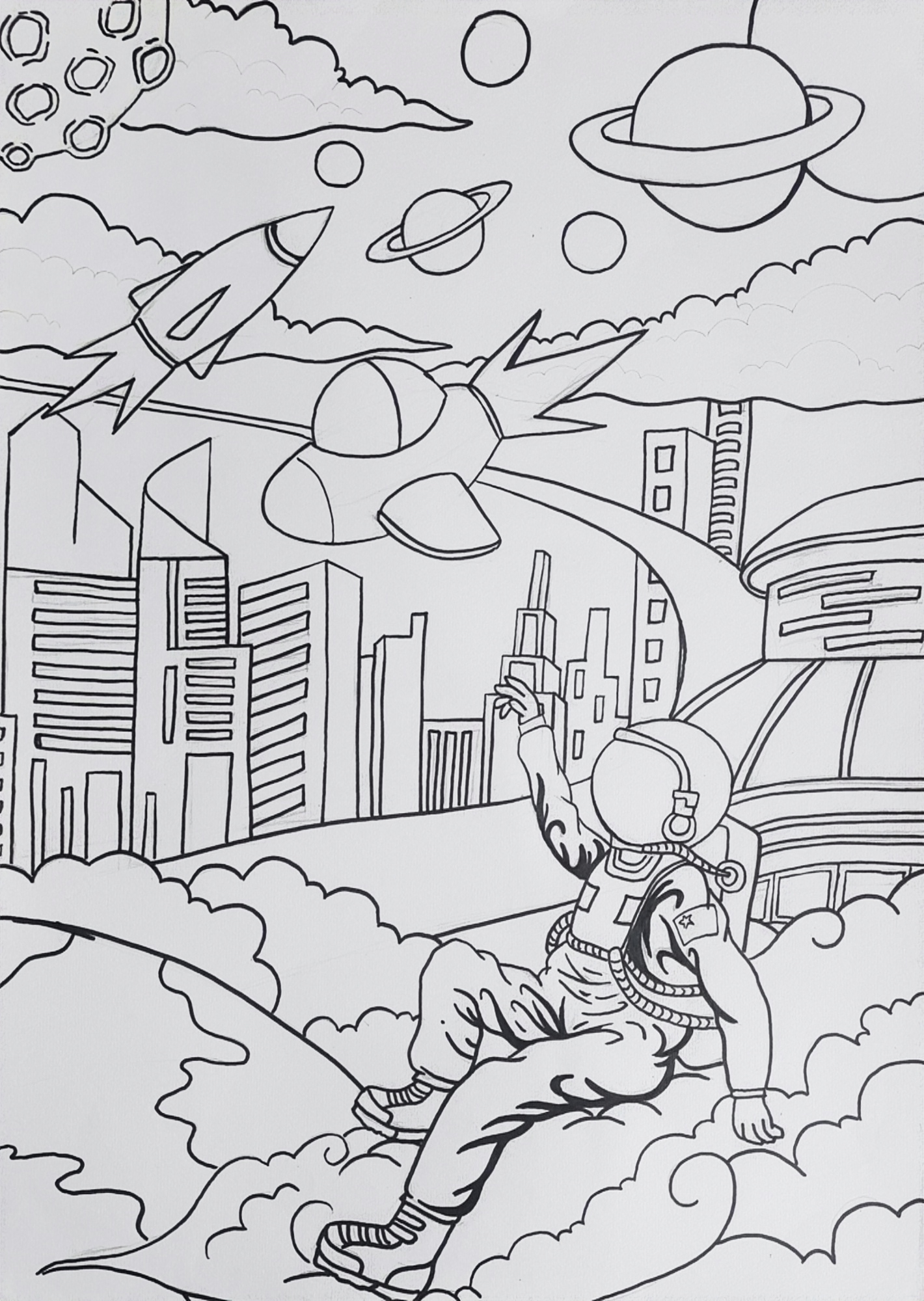 展望未来星城_晨霞rays-站酷ZCOOL