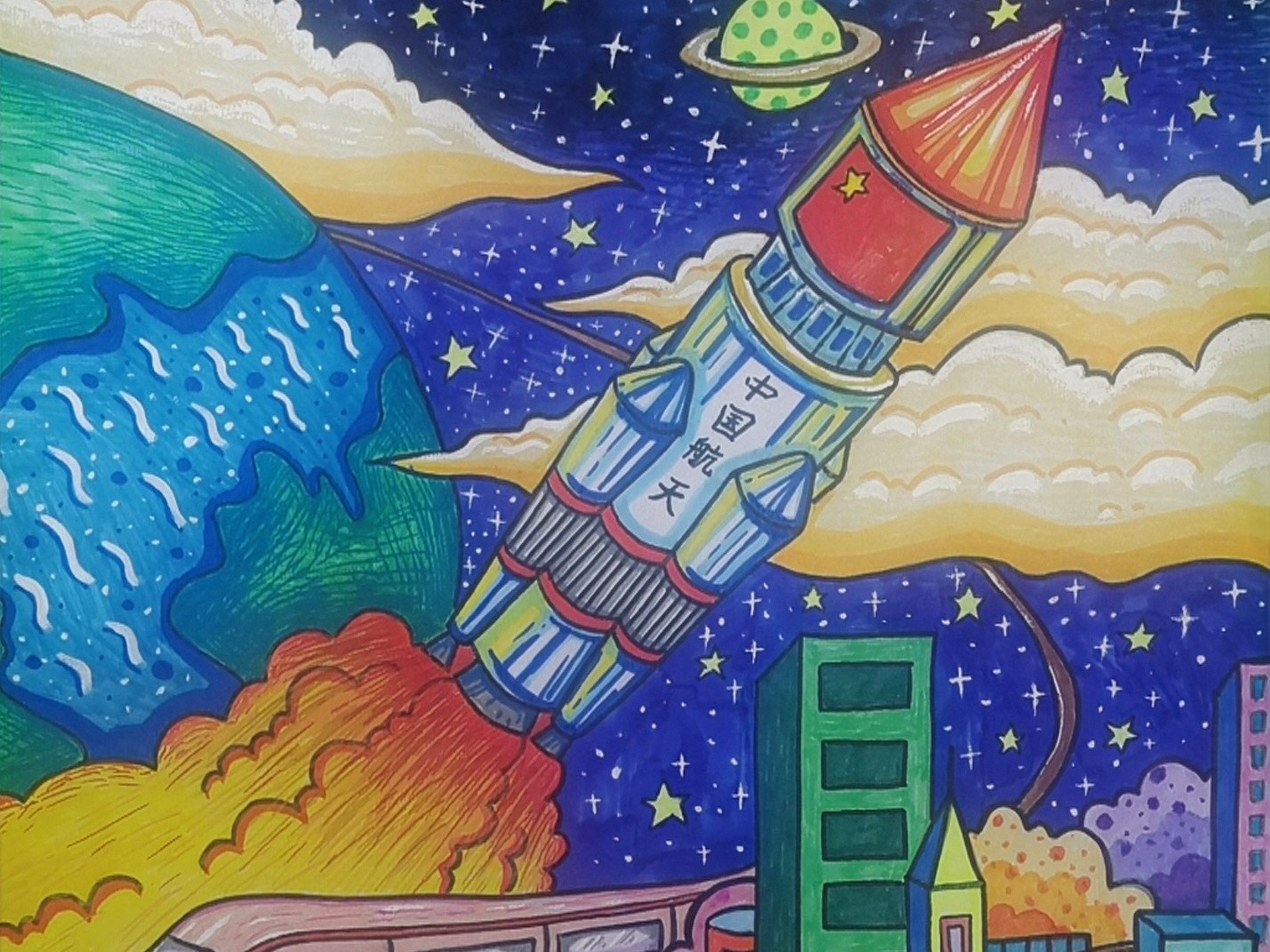 梦幻太空城_晨霞rays-站酷ZCOOL