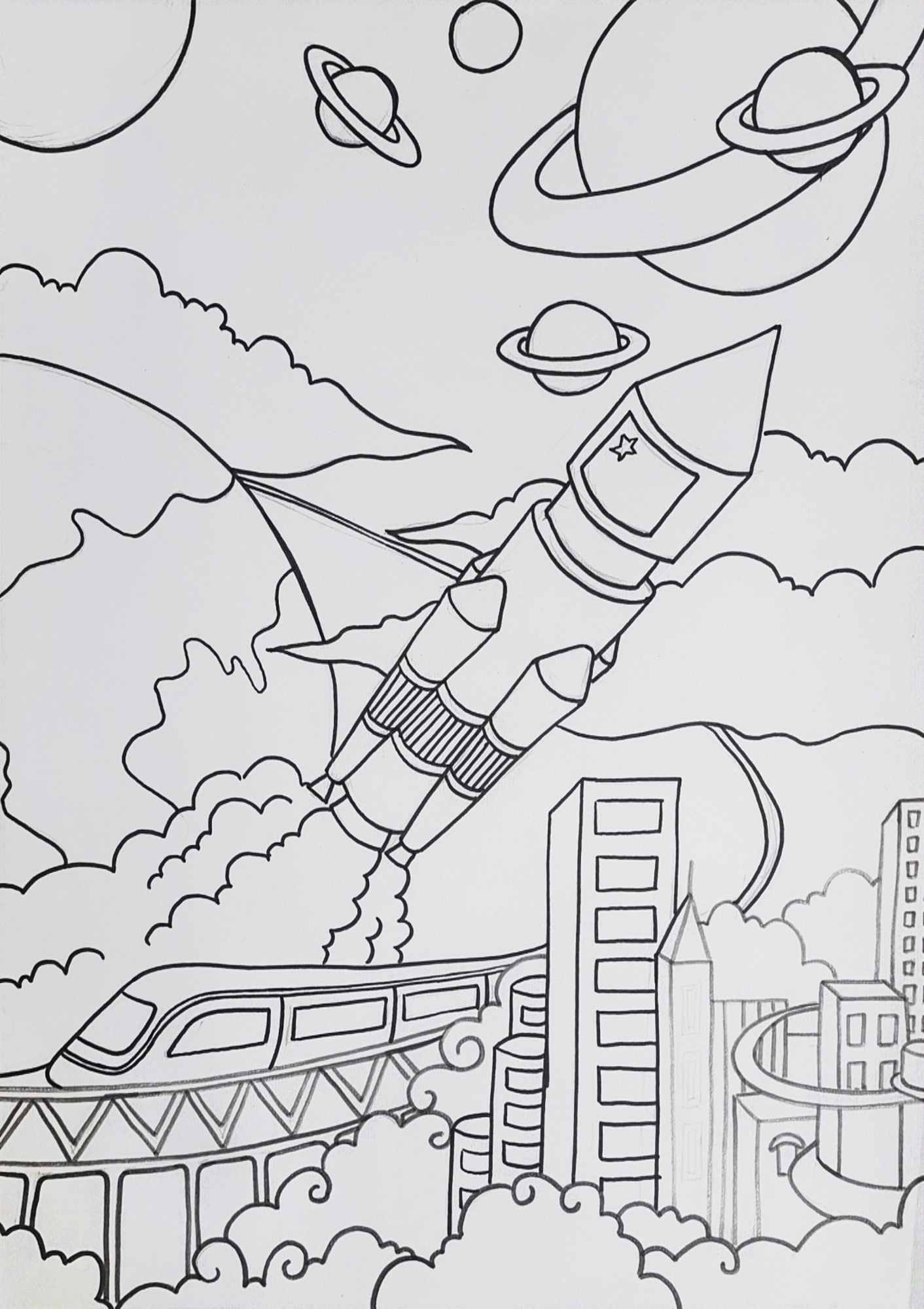 梦幻太空城_晨霞rays-站酷ZCOOL