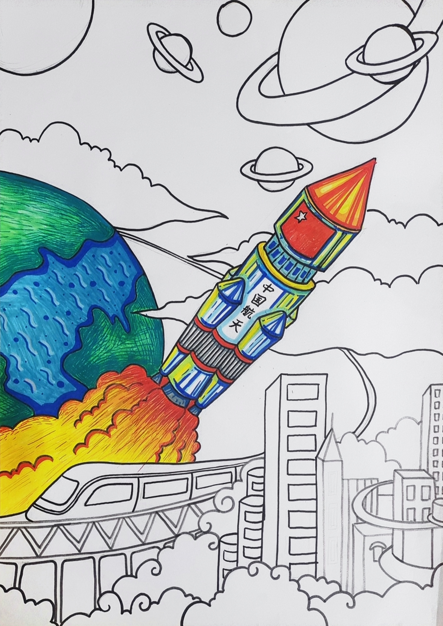 梦幻太空城_晨霞rays-站酷ZCOOL