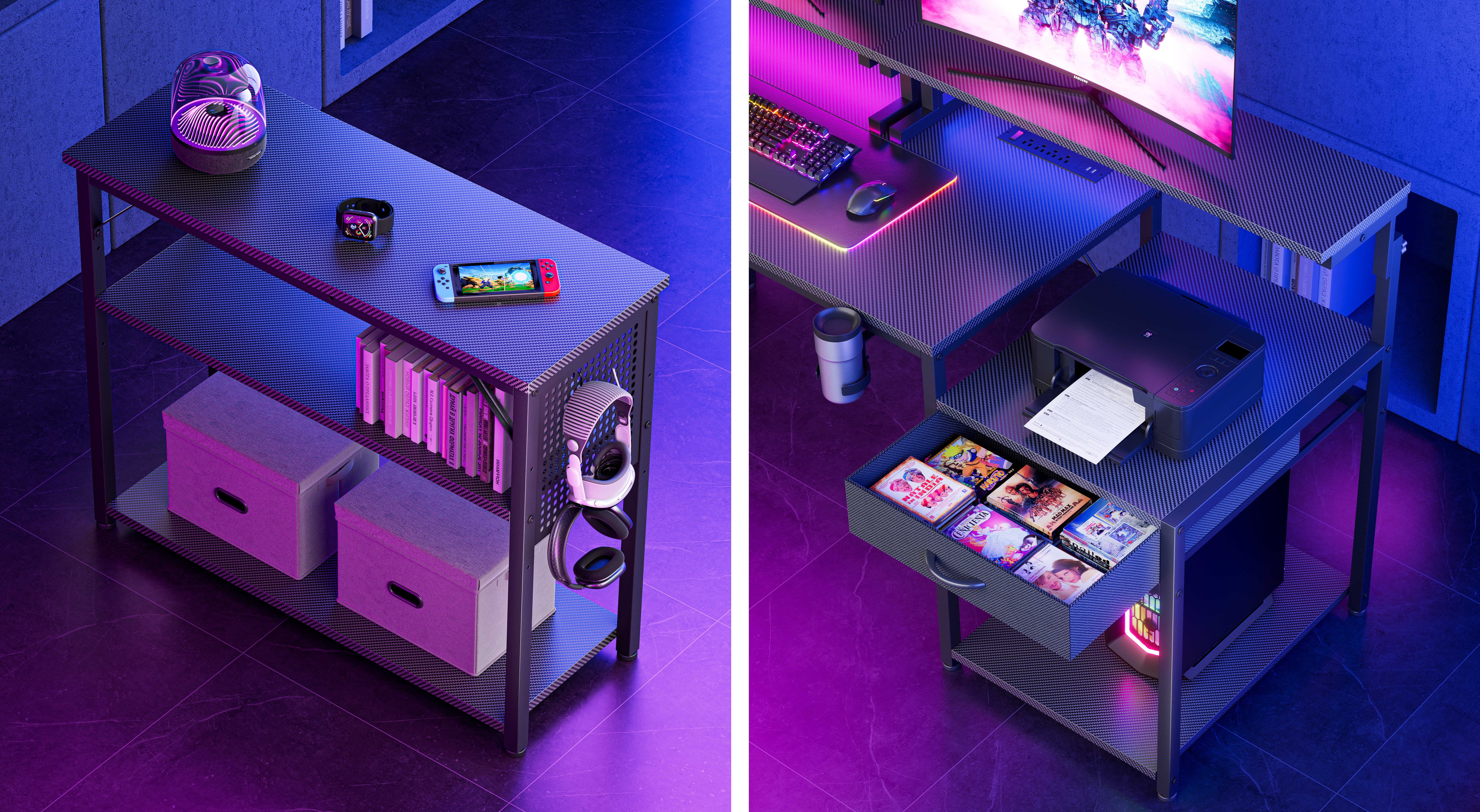 电脑桌渲染【合集】 - Computer Desk_Destiny李逍遥-站酷ZCOOL