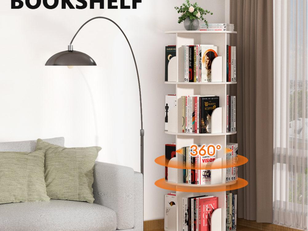 amazon 家居-旋转书架_九九三七-站酷ZCOOL