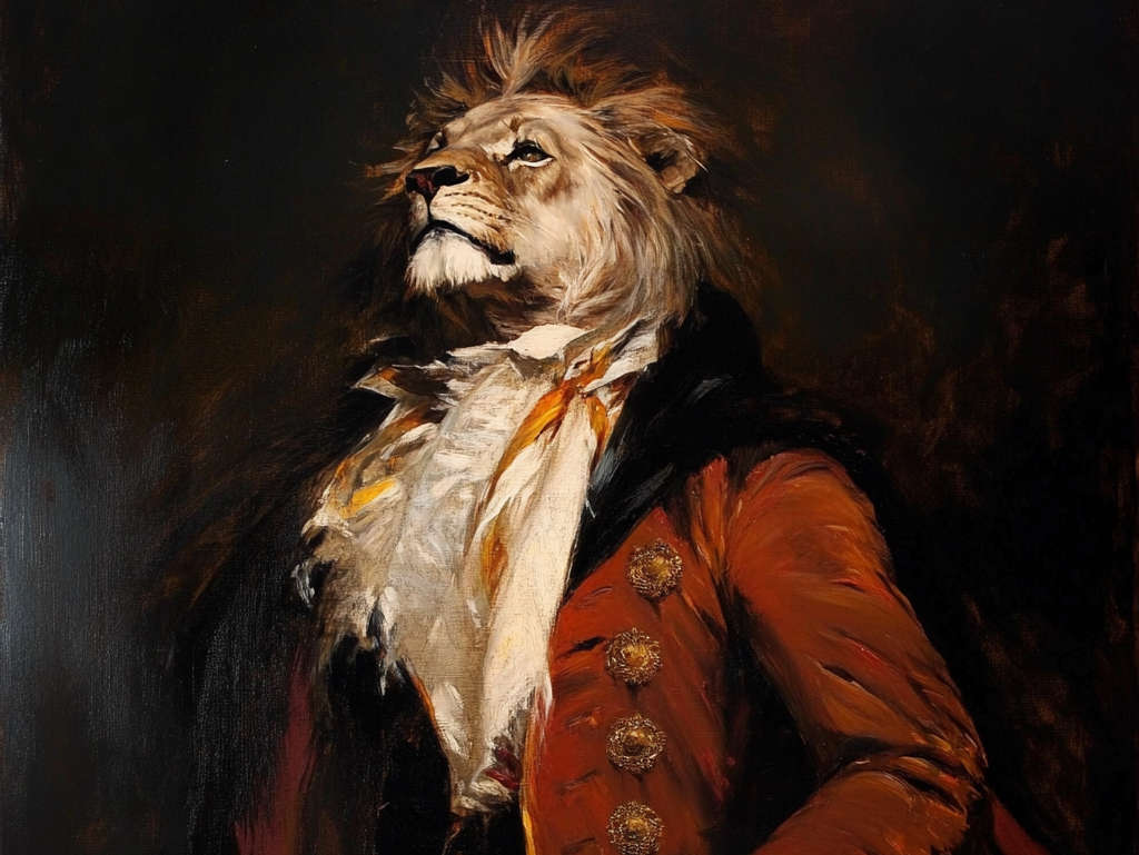 AIGC原创动物头像人身领袖图_青堂国风设计-站酷ZCOOL