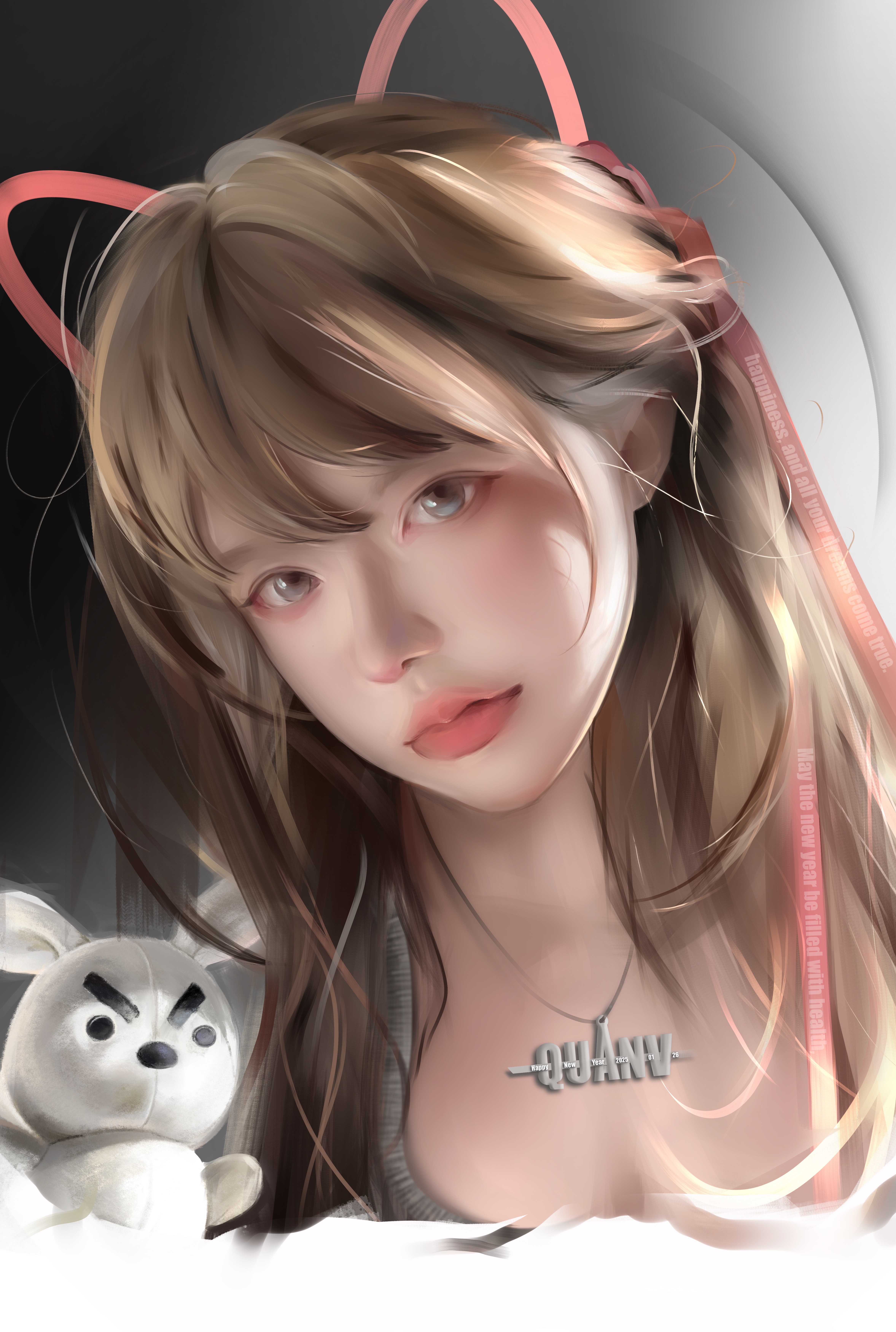 厚涂人像作品_QUANVV-站酷ZCOOL